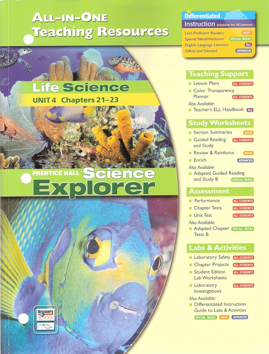 Life Science Unit 4 All-In-One Teaching Resources (Science Explorer ...