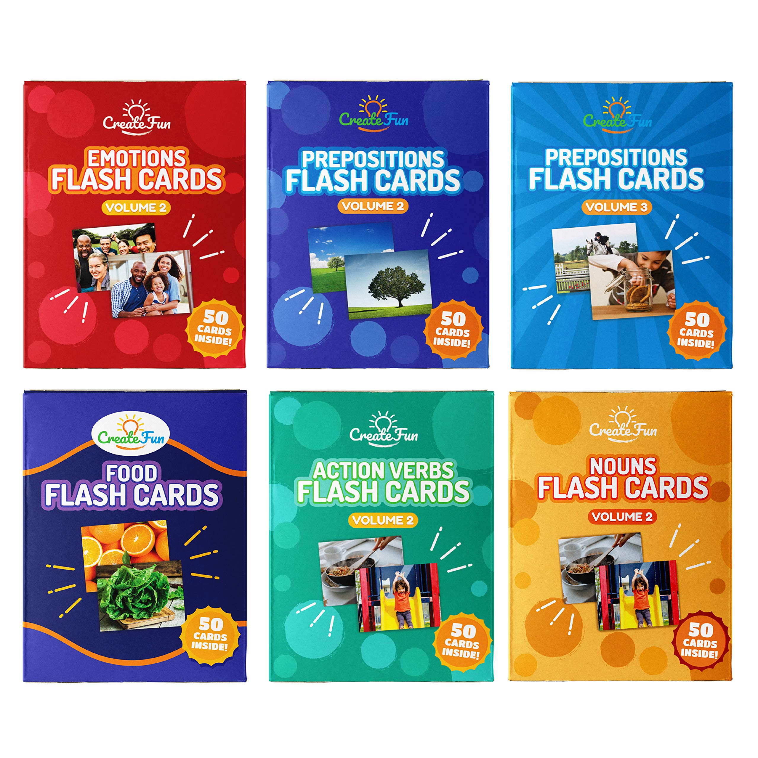 Buy Vocabulary Builder Flash Cards 6 Pack - Volume 2 - 300 Educational ...
