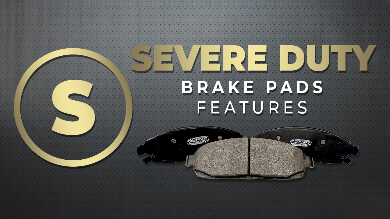 Watch Severe Duty Brake Pads Features on Amazon Live