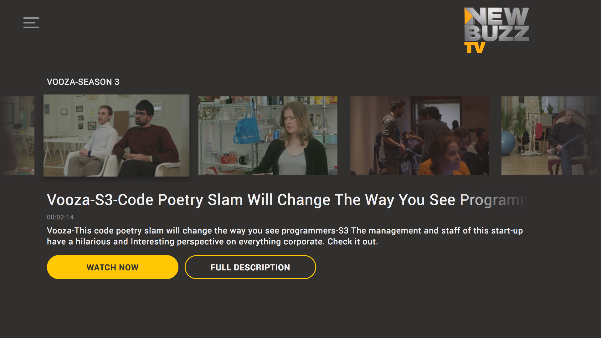 New Buzz TV - App on Amazon Appstore