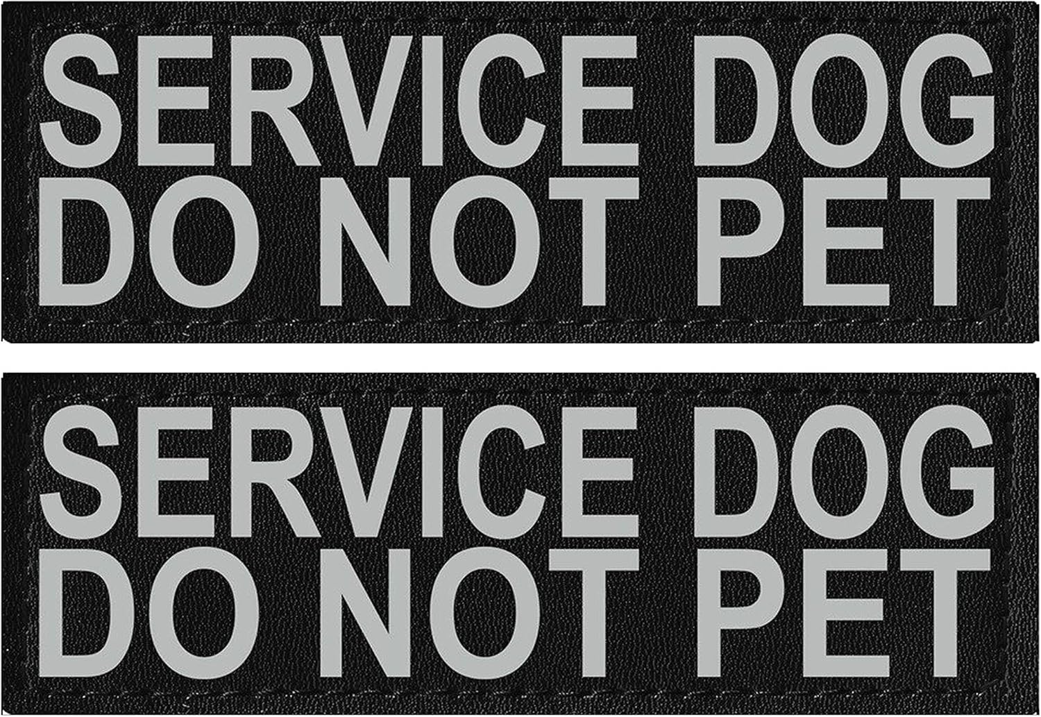 Amazon.com: Doggie Stylz Set of 2 Reflective Service Dog DO NOT PET ...