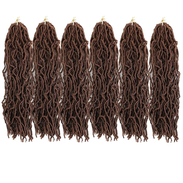 Buy FREESHOW Nu Faux Locs 24 Inch 6 Packs Soft Faux Locs Color 30 Pre ...