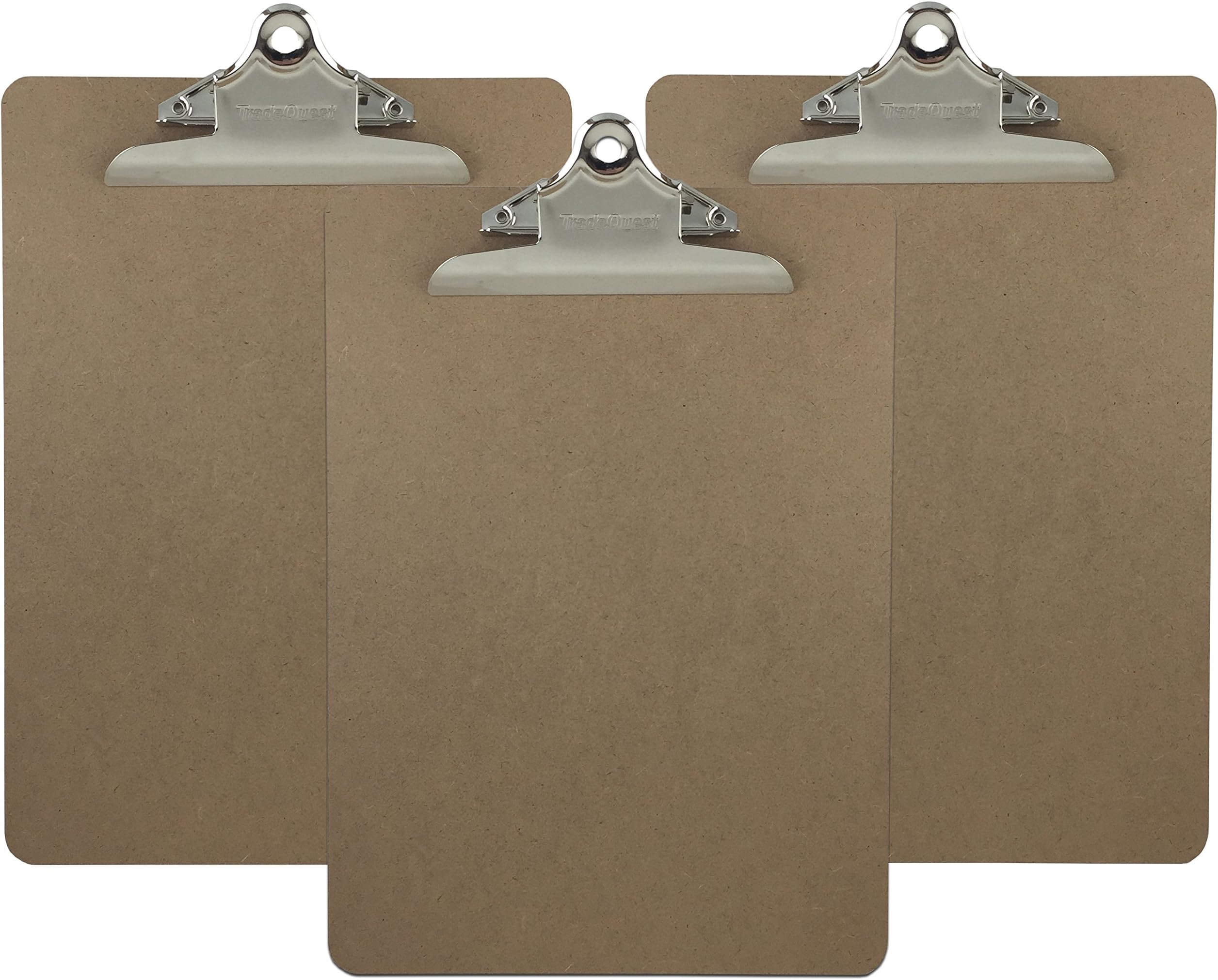 Amazon.com : Letter Size Clipboard Standard Clip 9'' x 12.5'' Hardboard ...