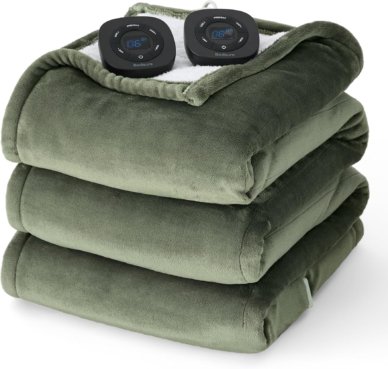Amazon.com: Bedsure Electric Blanket King Size - Dual Control Heated ...