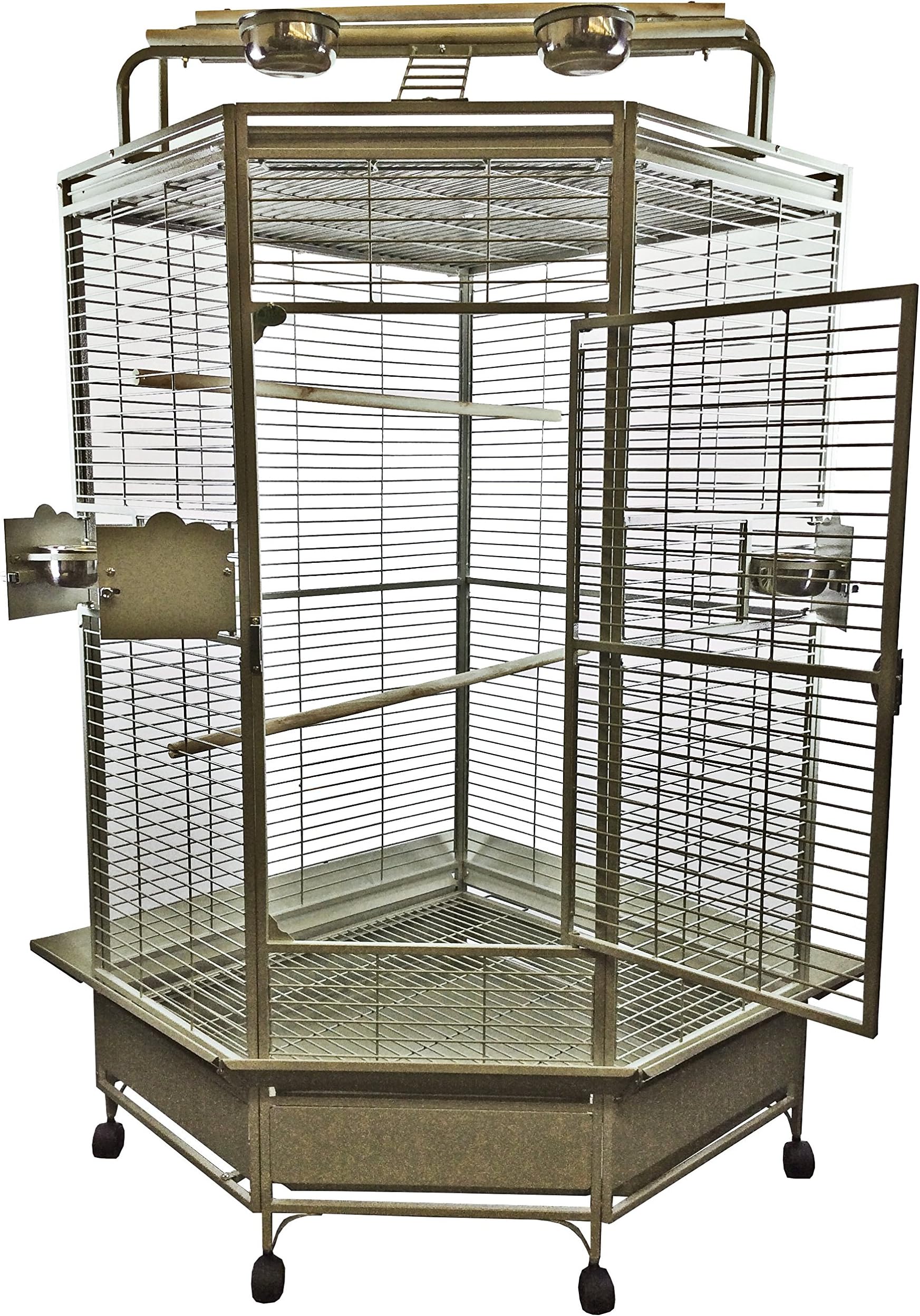 Amazon.com : A&E CAGE CO Extra Large Corner Cage, Black : Birdcages ...