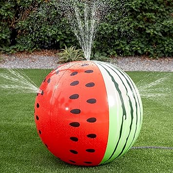Amazon.com: JOYIN Inflatable Sprinkler for Kids, Huge Watermelon Jumbo ...