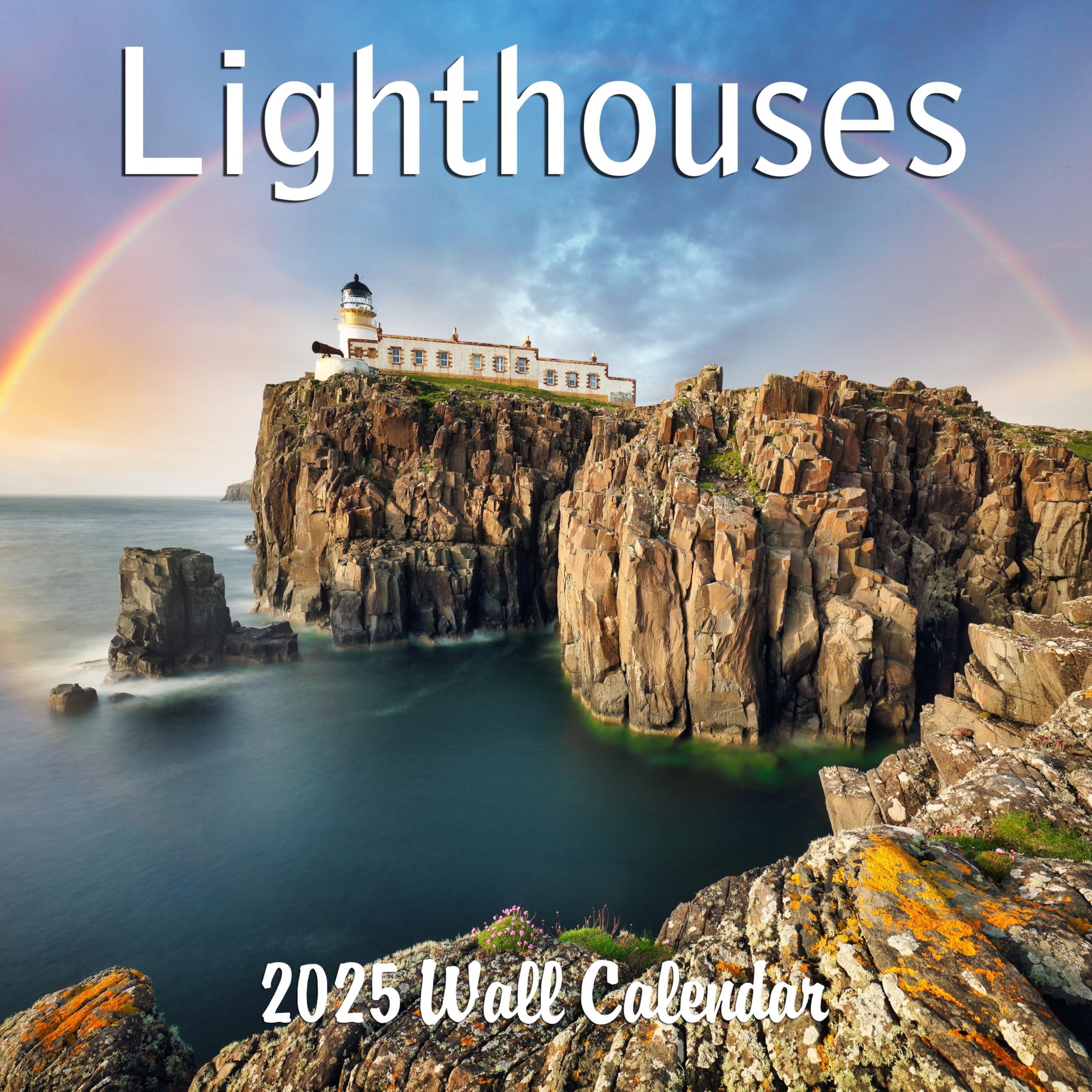 Amazon.com: 2025 Lighthouse Calendar Monthly Wall Calender 12 Month ...