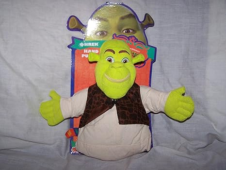 Amazon.com: Gosh International Shrek 3 - 8" Hand Puppets - Shrek Hand ...