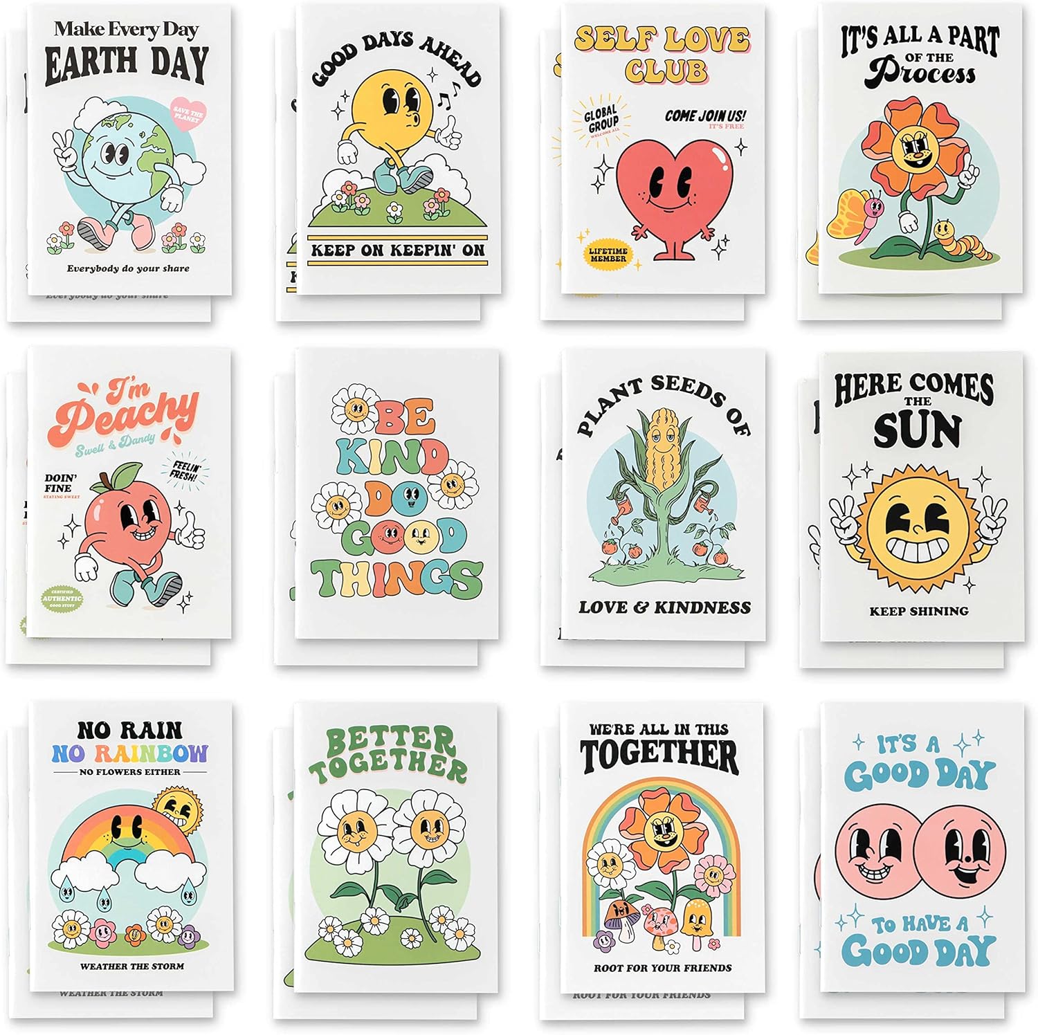 Amazon.com : THiNKABLE Mini Notebooks for Kids, Set of 24, Retro Mini ...