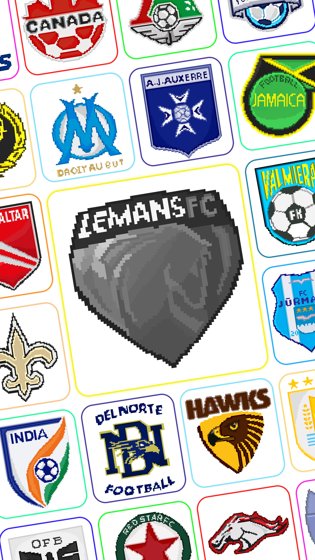 Football Logo Pixel Art - App on Amazon Appstore