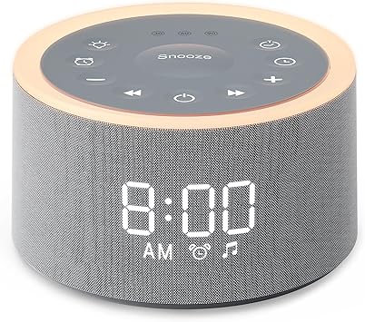 Amazon.com: Dreamegg D1+ Sound Machine & Alarm Clock - Sound Machine ...