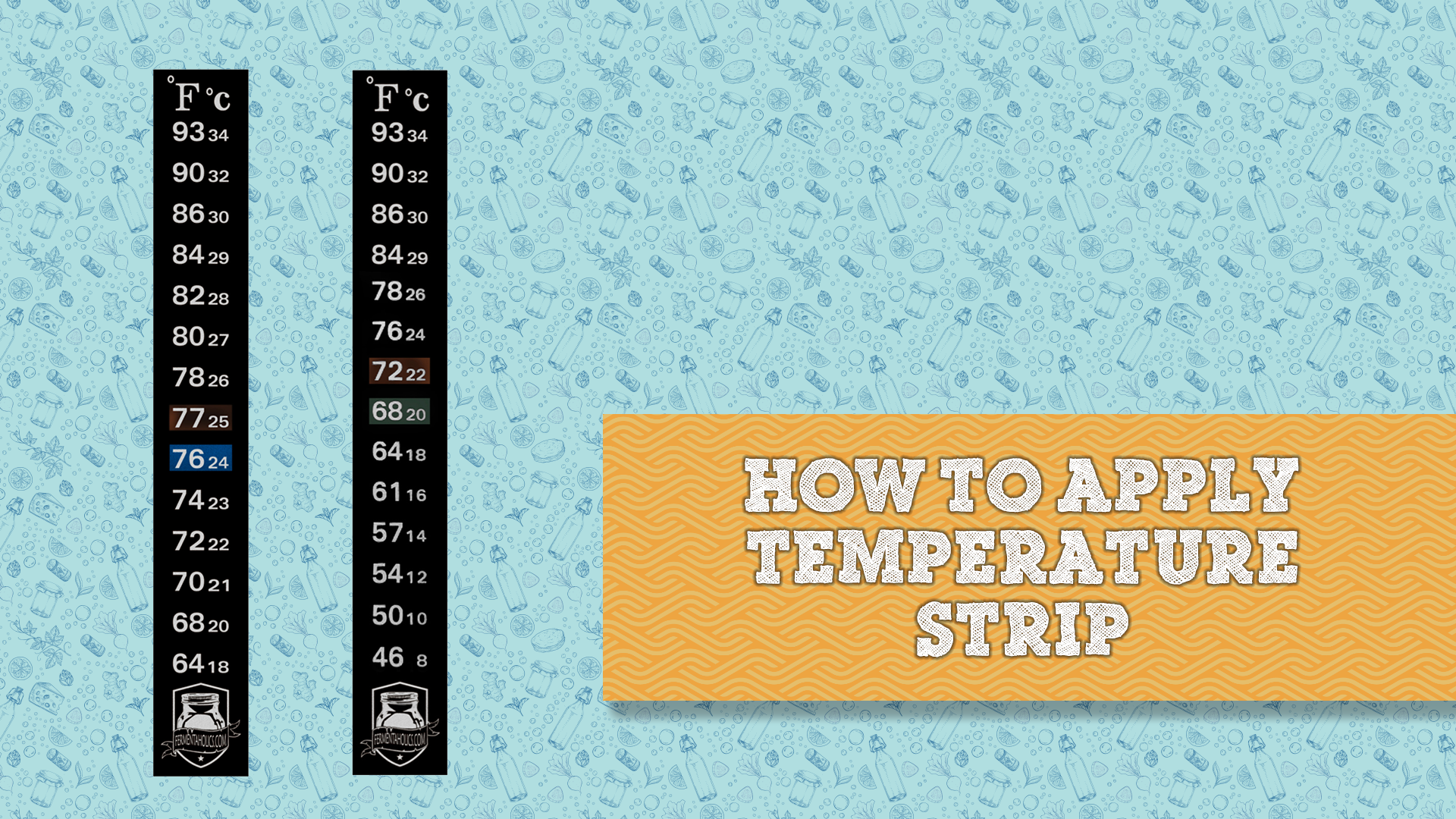 Watch Adhesive Temperature Strip How to Apply Stick on Thermometer on ...