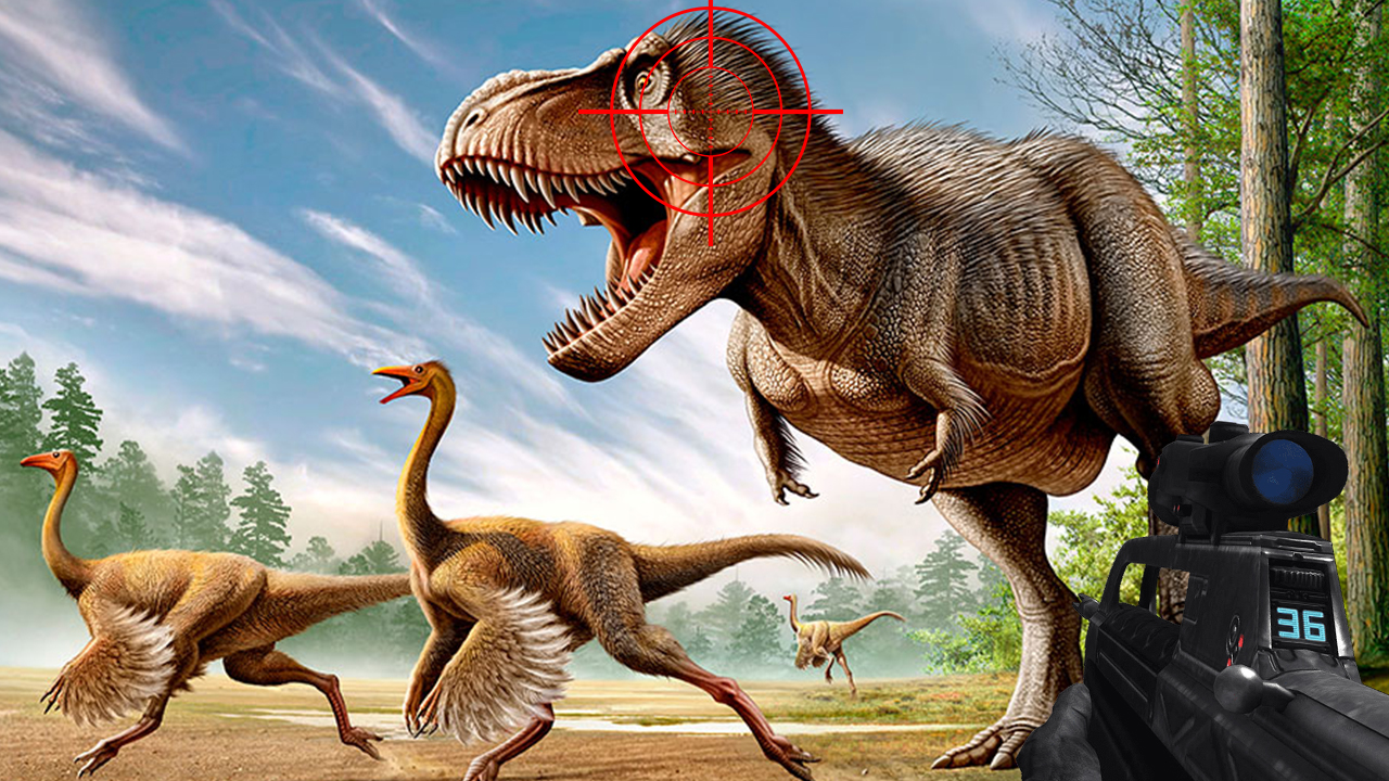 Jurassic Dino Sniper Shooter: Dinosaur Hunting Sniper Shooting Game 3D ...
