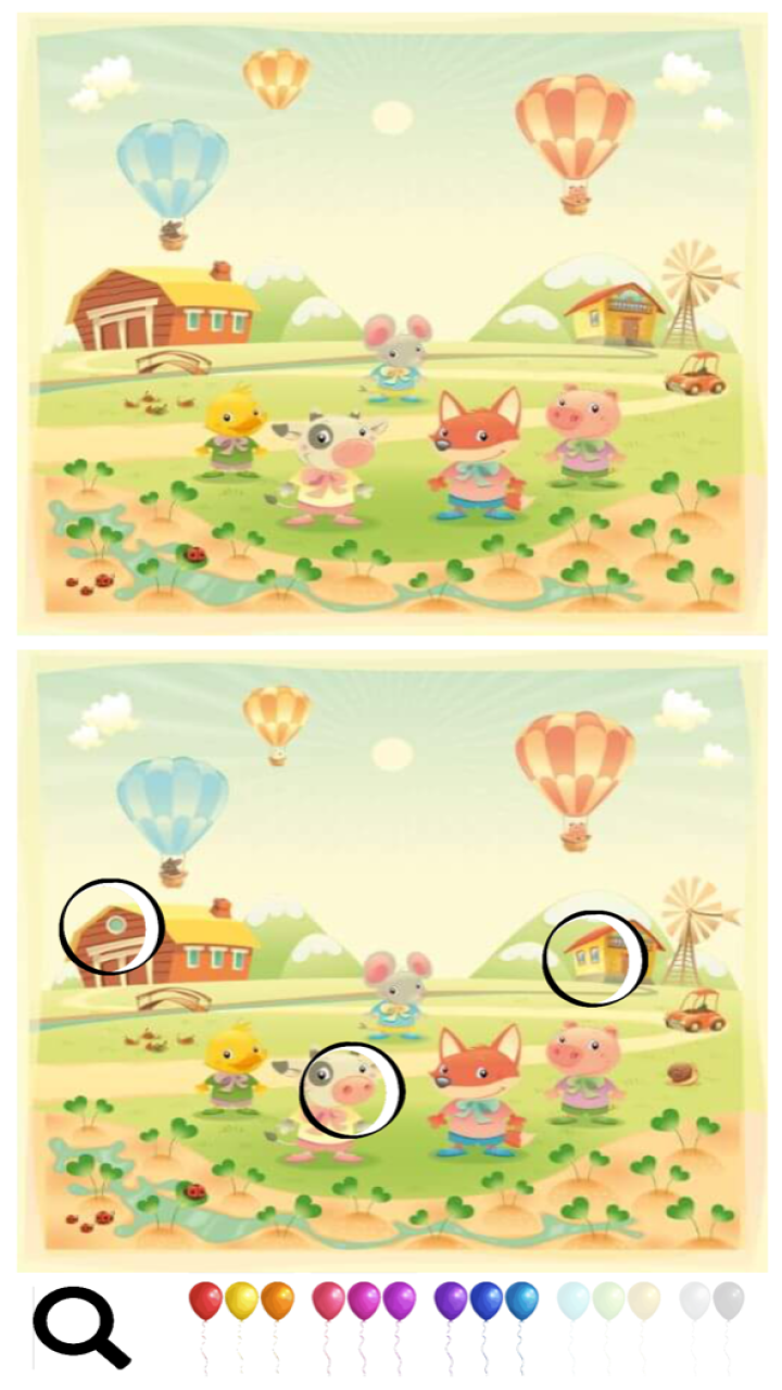 Spot a Difference Balloons - App on Amazon Appstore