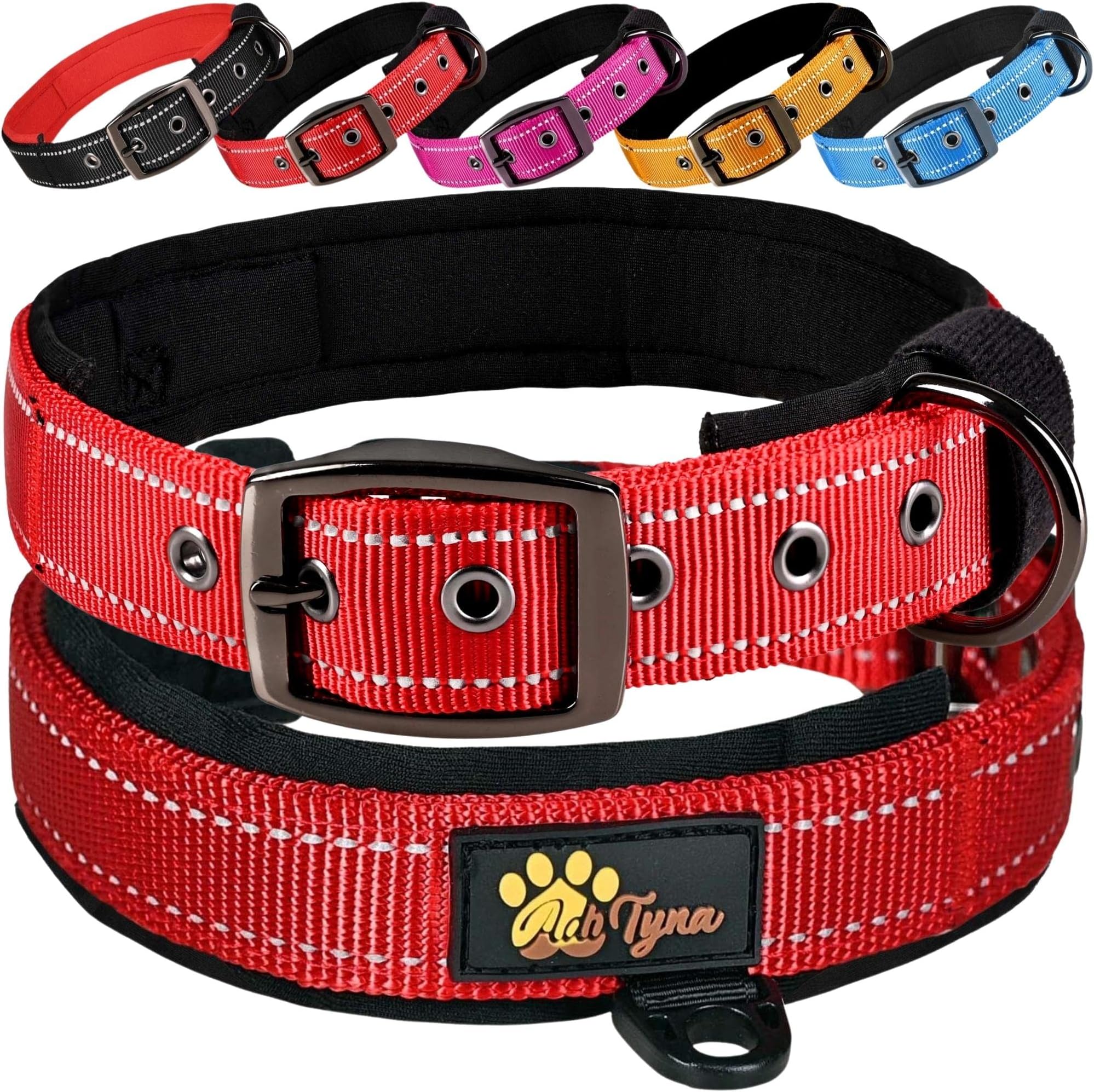 Amazon.com : Hamilton Double Thick Nylon Deluxe Dog Collar, 1-Inch by ...