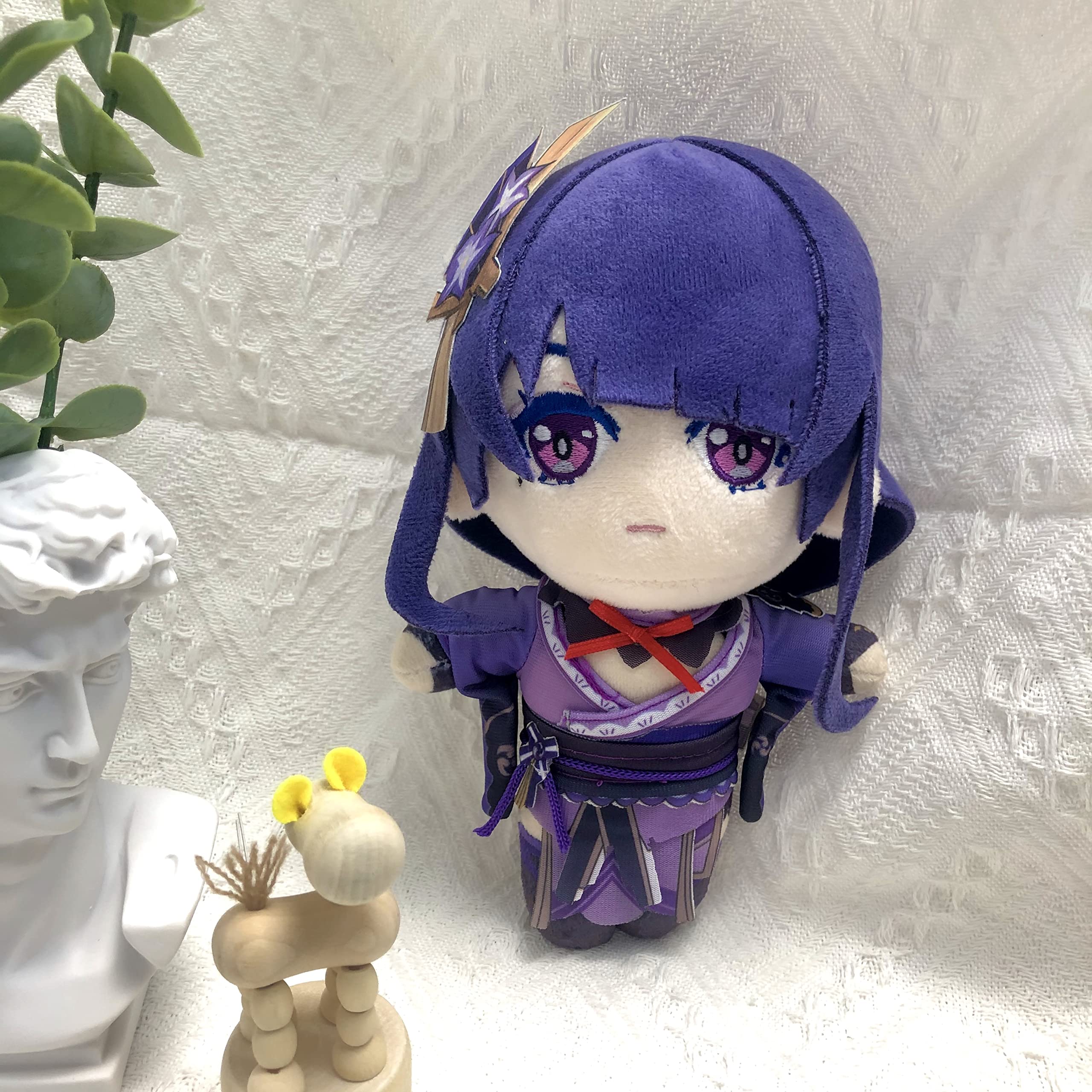 Genshin Impact Plush Raiden Shogun Plushie Cute Mini Stuffed Animal ...