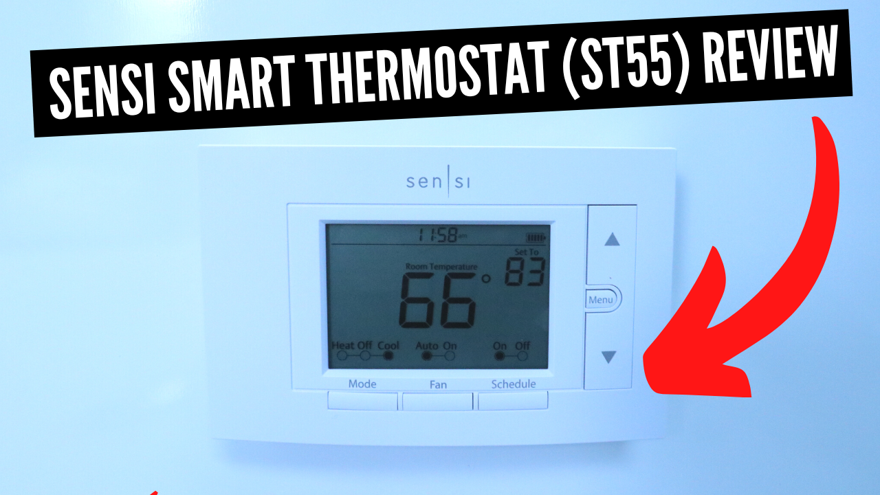 Watch Sensi ST 55 Smart Thermostat Review on Amazon Live