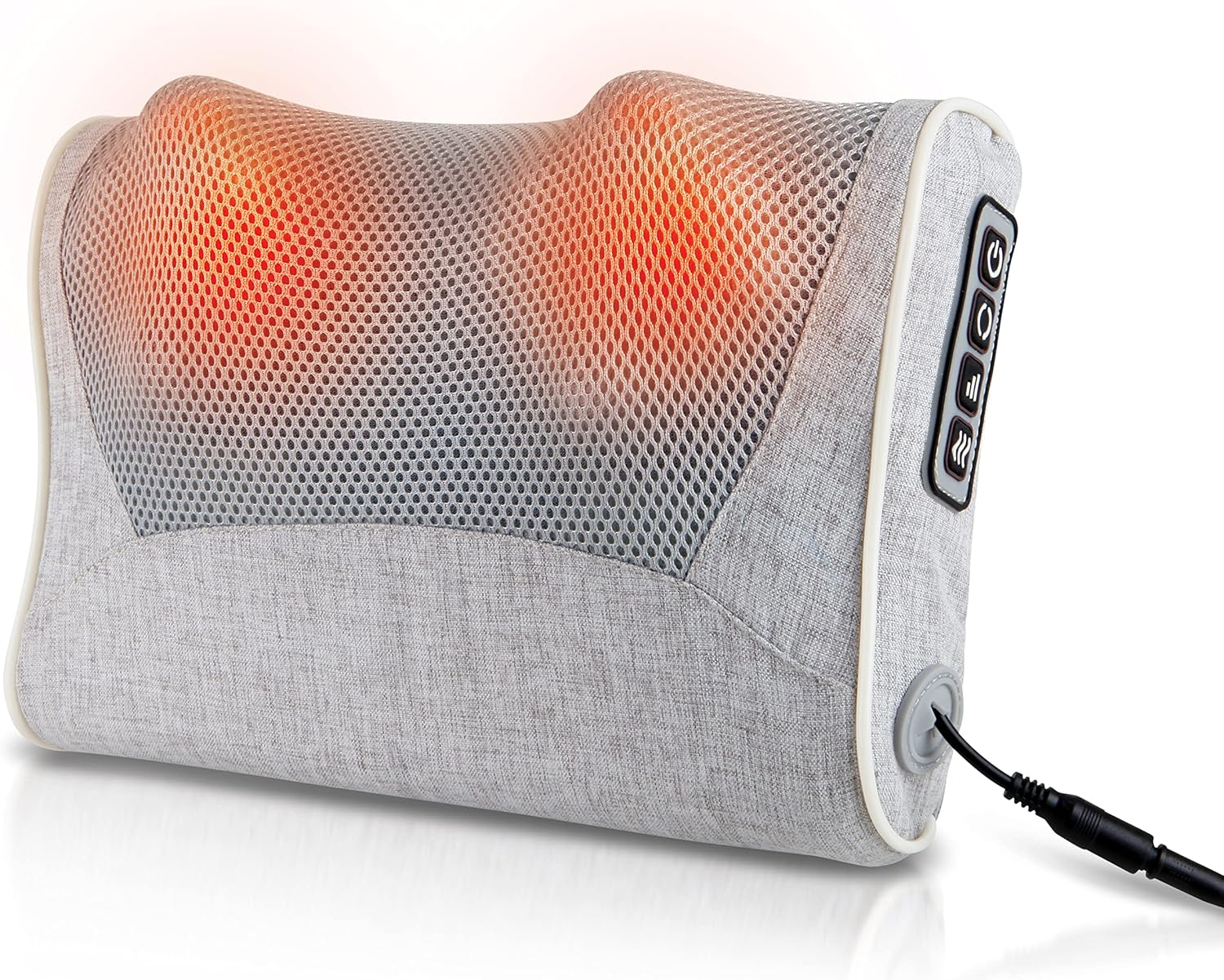 Amazon.com: HY-IMPACT Heat & Massage Pillow, 20 Shiatsu Rotating Heads ...