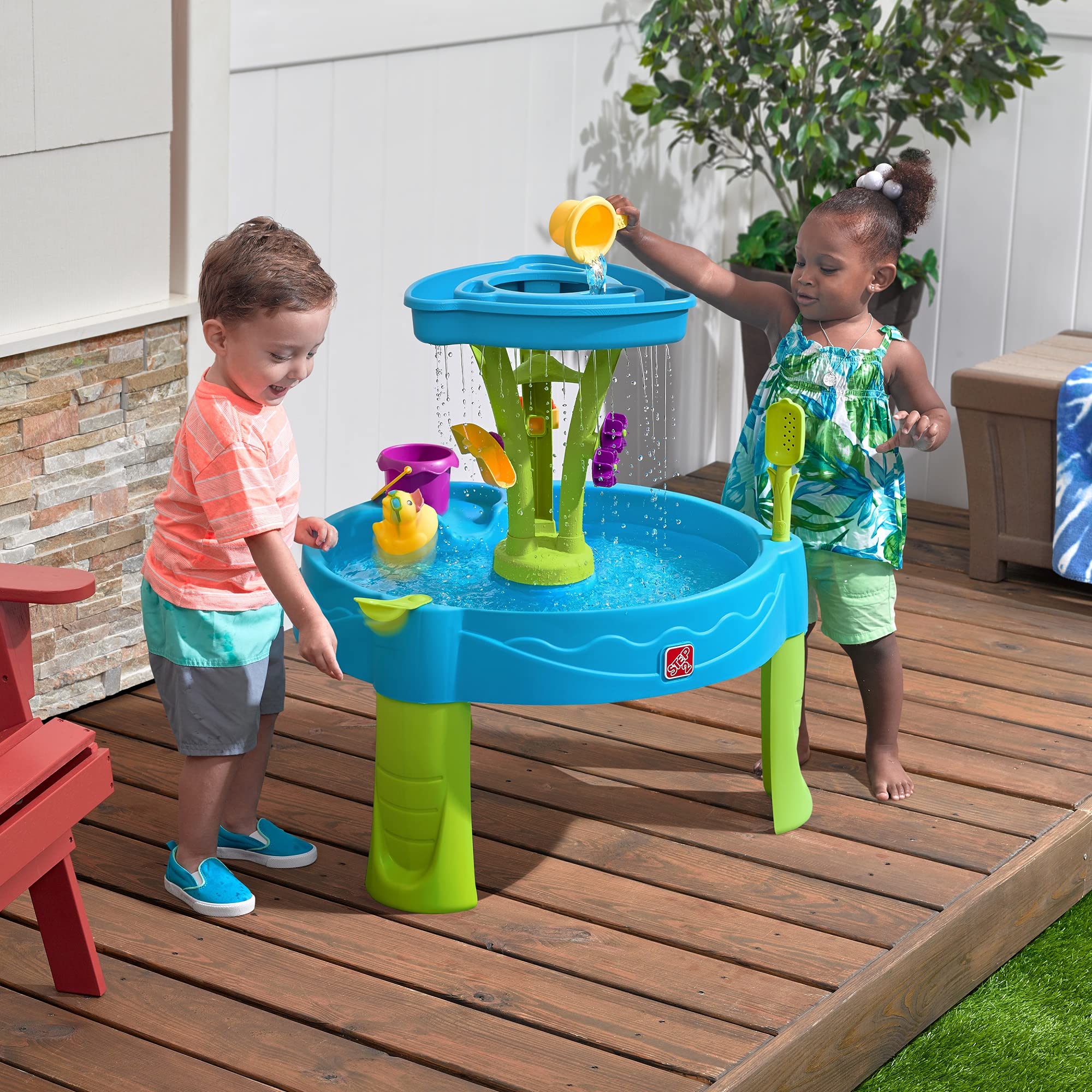 Buy Step2 Summer Showers Splash Tower Water Table | Kids Water Play ...