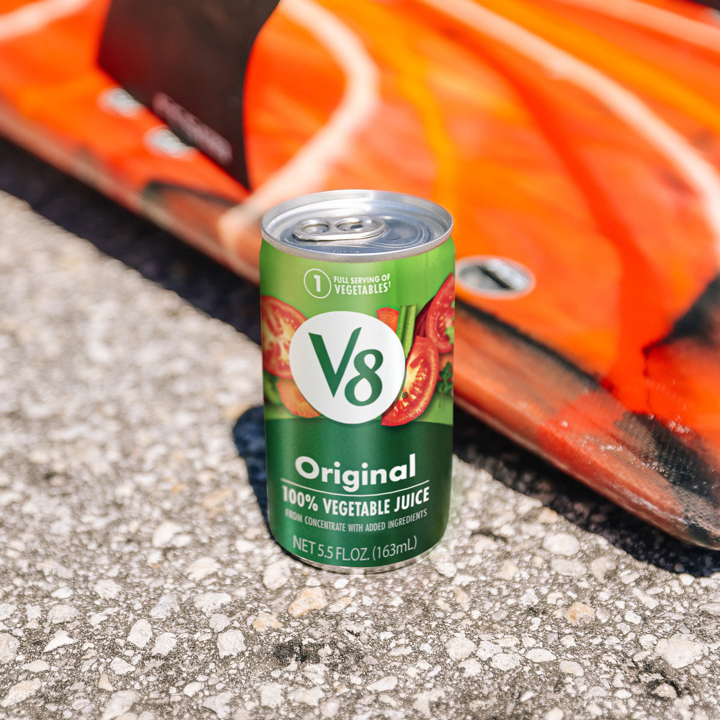V8 Original 100% Vegetable Juice, 5.5 oz. Can (Pack of 24): Buy Online ...
