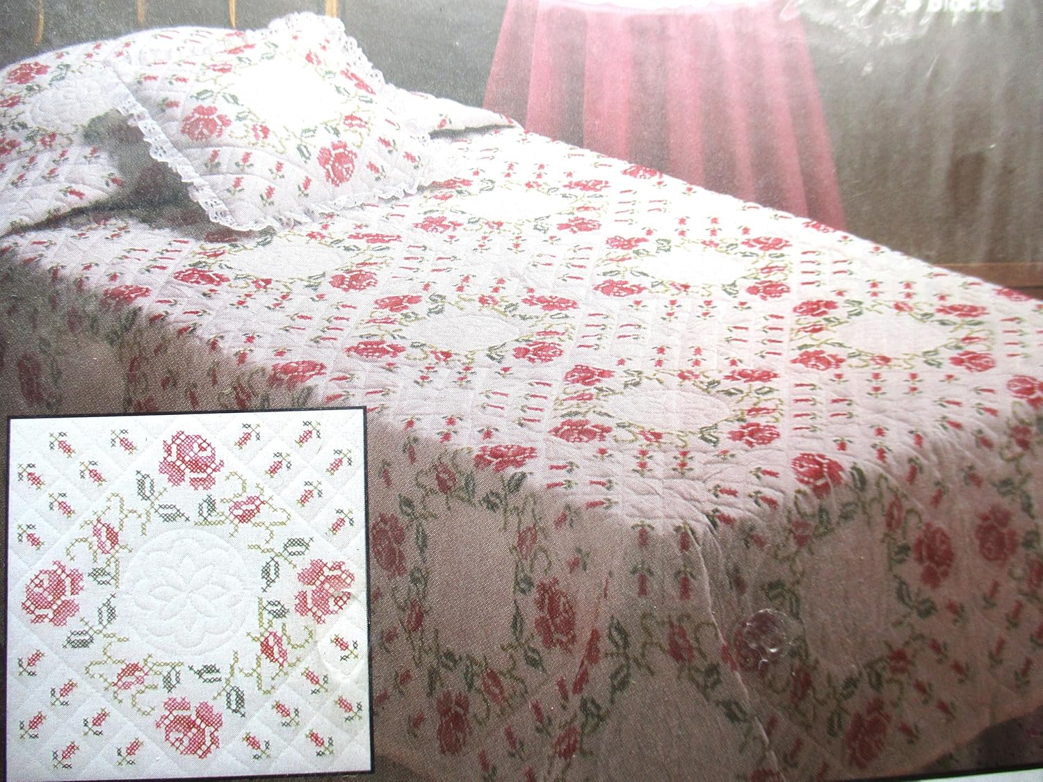 Amazon.com: Colonial Rose [17" x 17"] Quilt Blocks ... Contains 6 ...