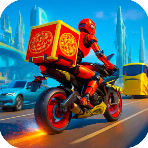 Open World Robot Game: Transform Robot Pizza Delivery Robot Fighting ...
