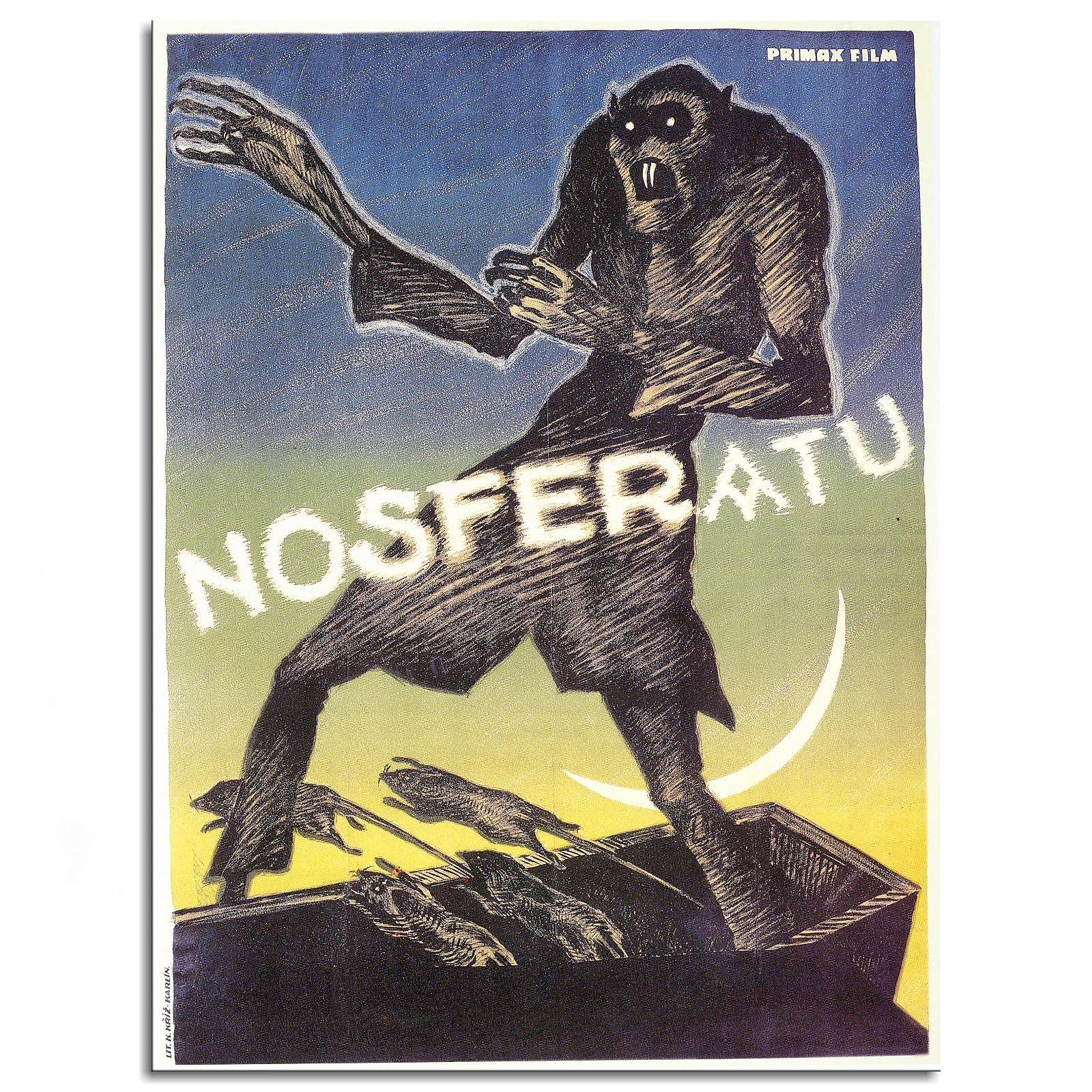 Nosferatu 1922 Movie Poster Nosferatu With Live On Stage Musical Score