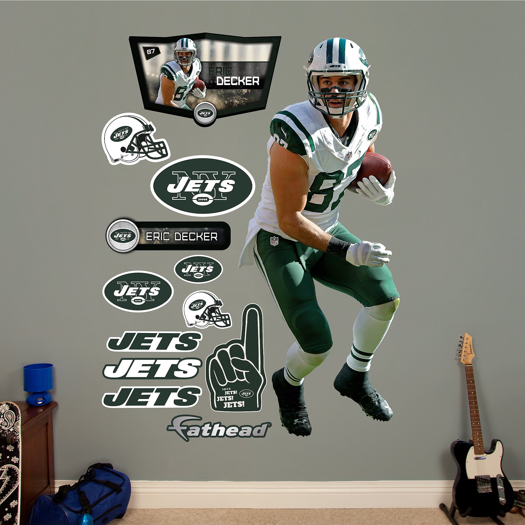 Eric Decker Jets 2016 Donruss Eric Decker #212 On Kronozio