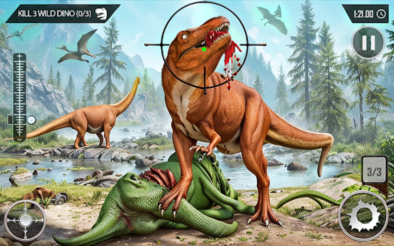 Wild Dino Hunting Gun Simulator Sniper Shooting Games - App on the ...