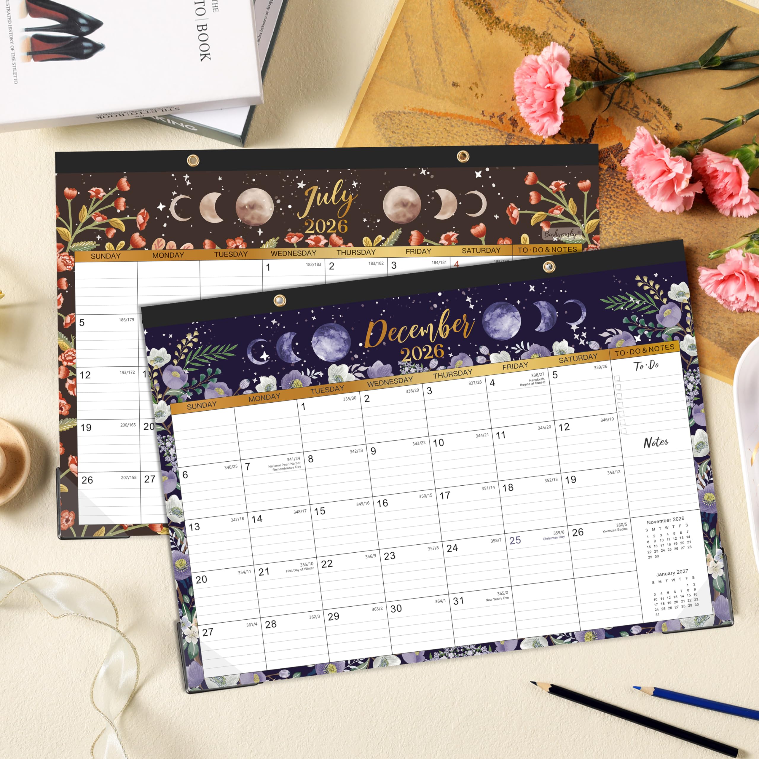 Snapklik.com : Desk Calendar 2026-2027 - Desk/Wall Calendar, JUL 2026 ...