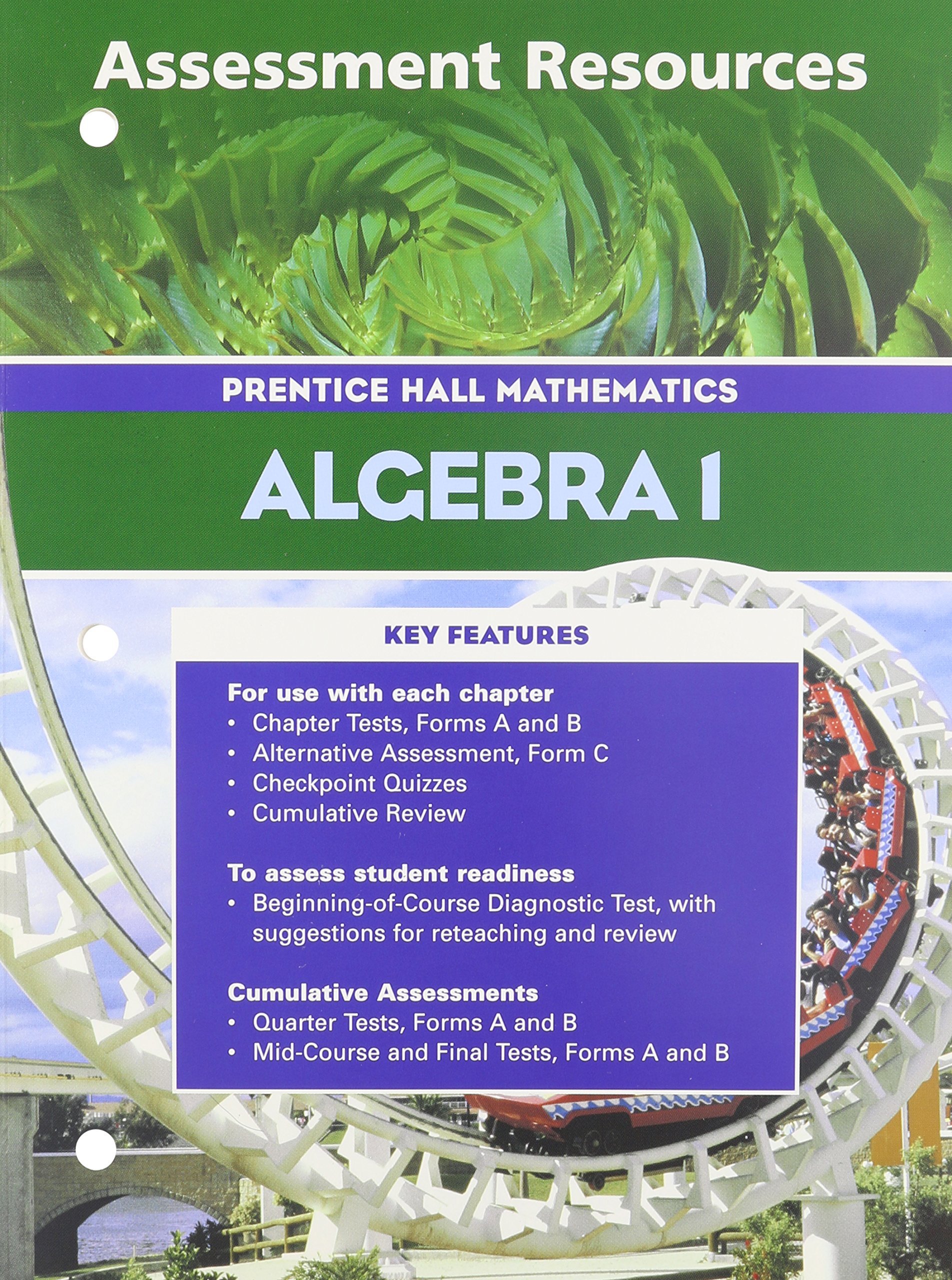 Algebra 1 3rd Edition Assessment Resources 2004c: Prentice Hall ...