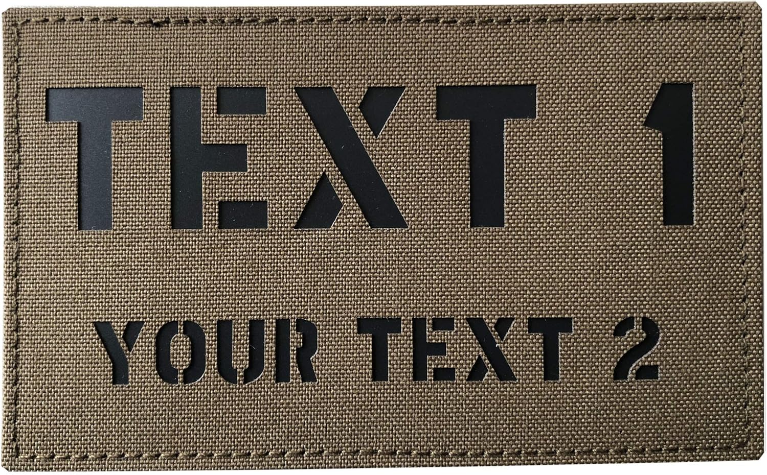 Amazon.com: Custom Large 5x3 Inch IR Laser Cut ID Panel Patch Callsign ...