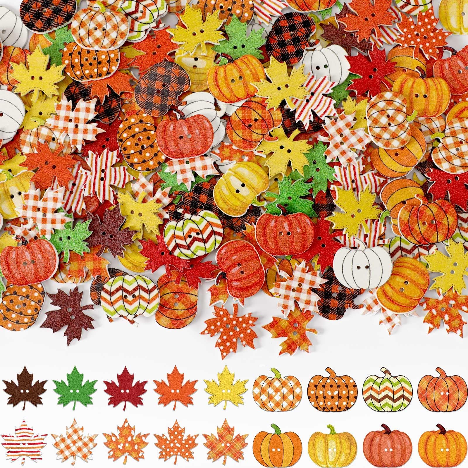 Amazon.com: Buttons Galore 70+ Assorted Autumn Buttons for Sewing ...