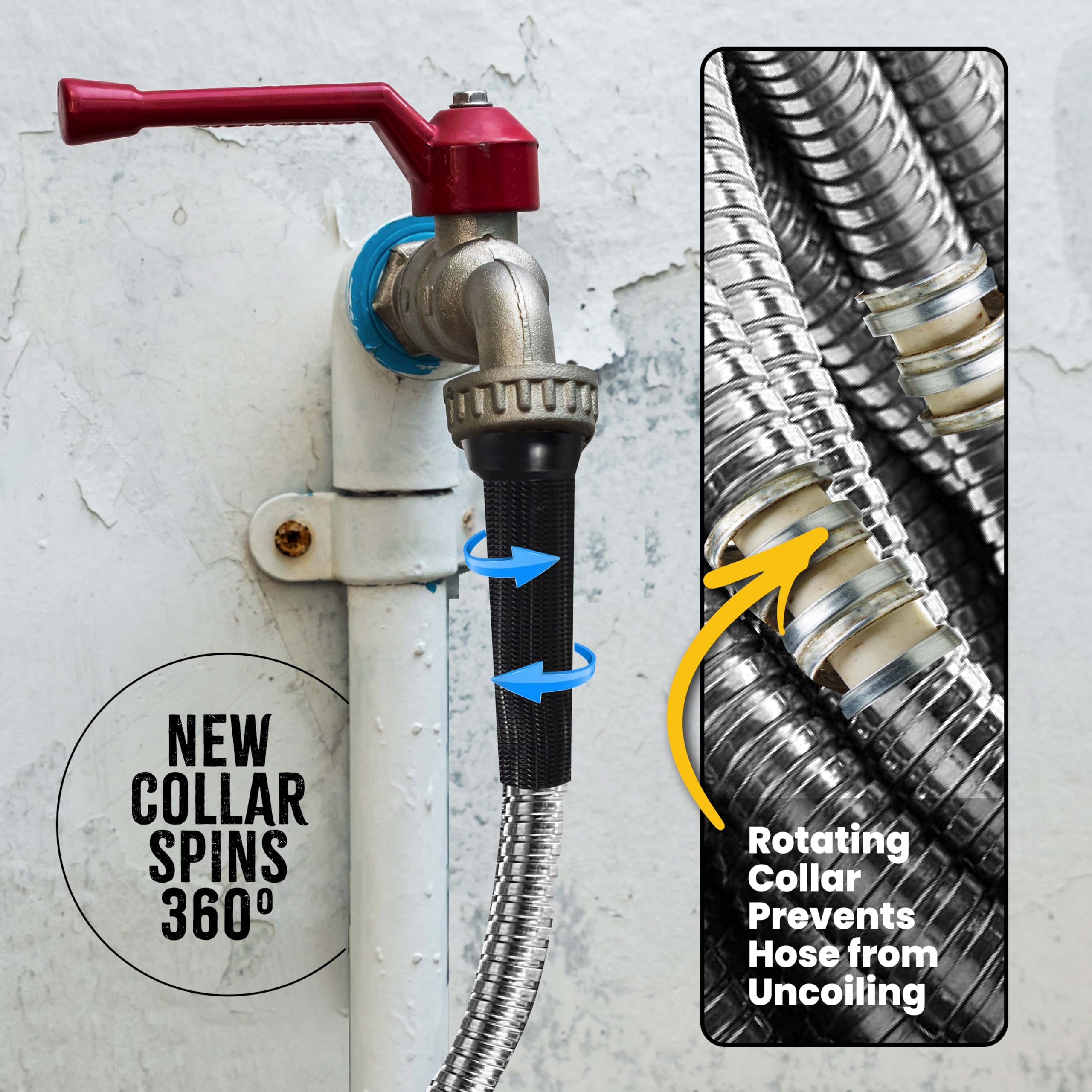 Snapklik.com : Bionic Steel Pro 125 FT Garden Hose