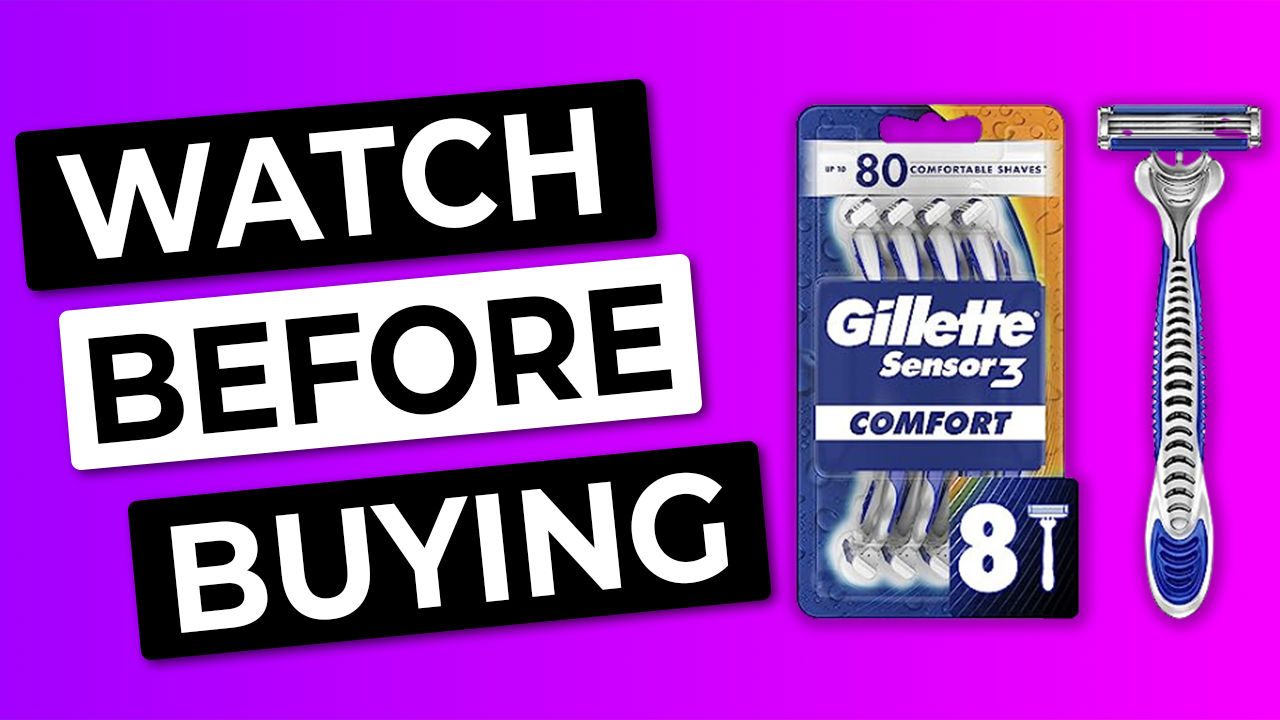 Watch Watch Before Buying! GILLETTE Sensor 3 Comfort Razors on Amazon Live