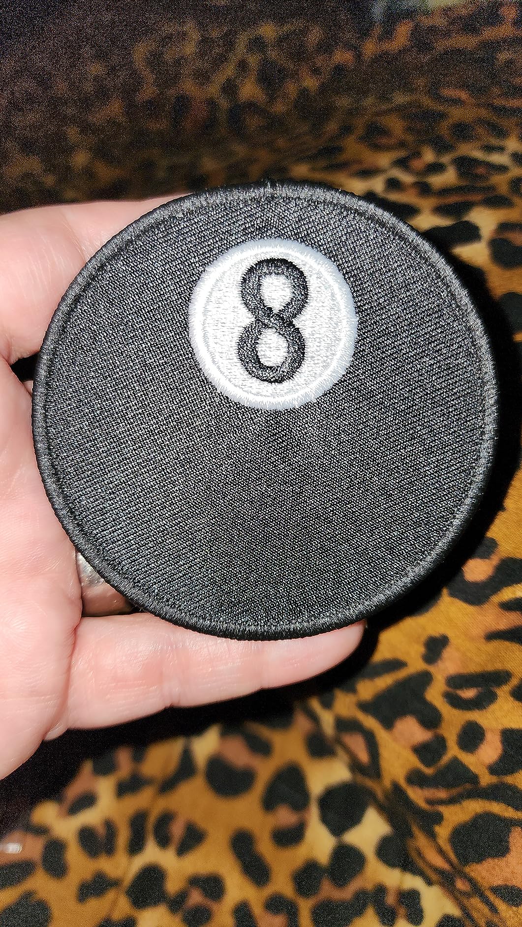 Amazon.com: Eight Ball Embroidered Billiards Patch 8-Ball Pool Iron-On ...