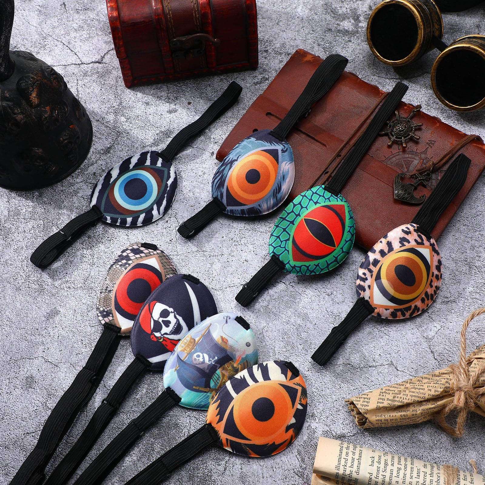 Snapklik.com : Eurzom 8 Pcs Eye Patches For Kids Adjustable Single ...
