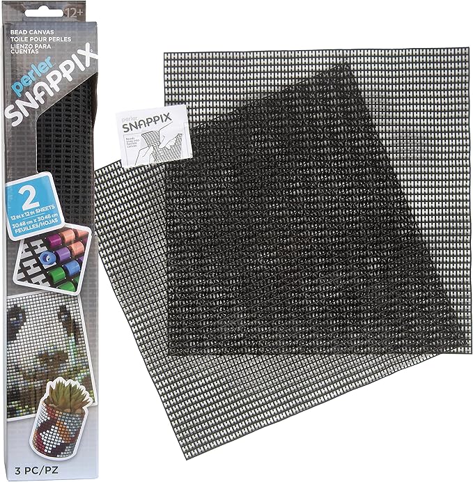 Amazon.com: Perler 80-22881 Snappix Canvas Set for Bead Crafts, 12" x ...