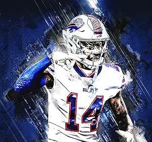 Amazon.com: Stefon Diggs Poster Print, American Football Player ...