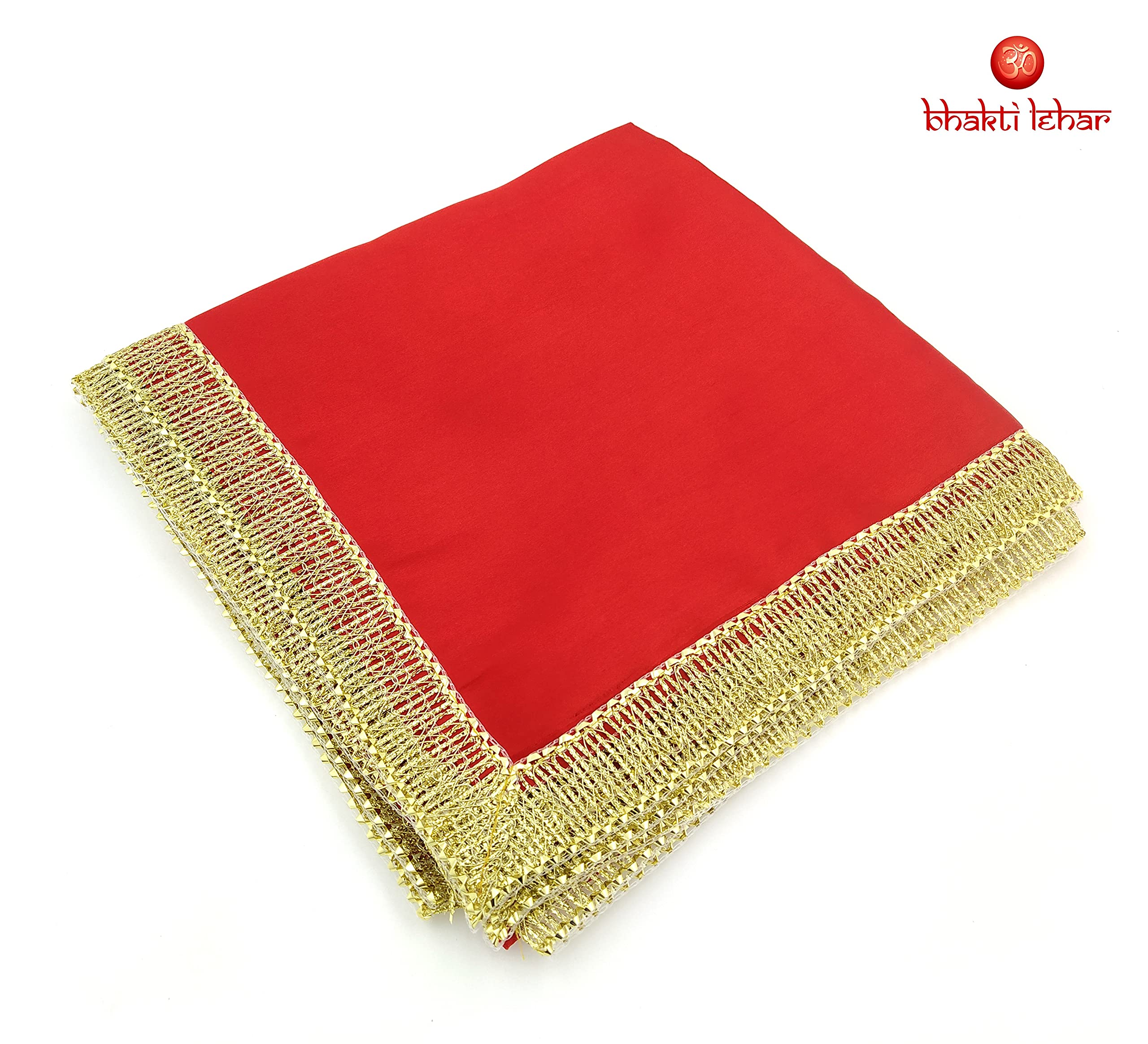 Buy Bhakti Lehar (1 Meter) Satin Cloth for Puja | Diwali Pooja Sartin ...