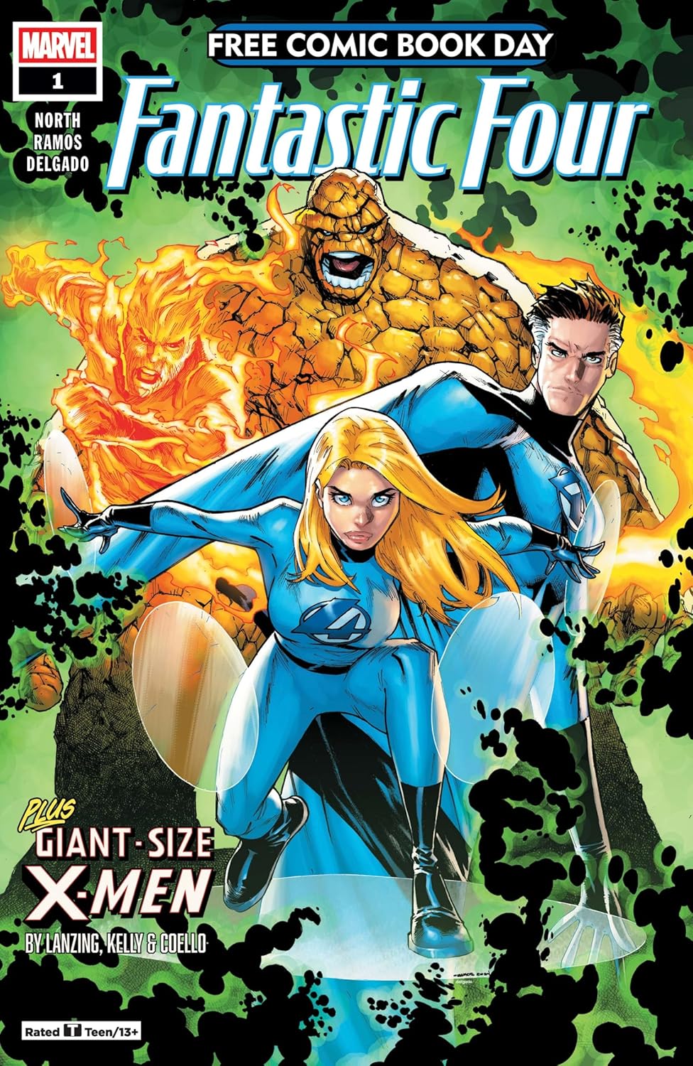 Amazon.com: Free Comic Book Day 2025: Fantastic Four/Giant-Size X-Men (2025) #1 (Free Comic Book ...