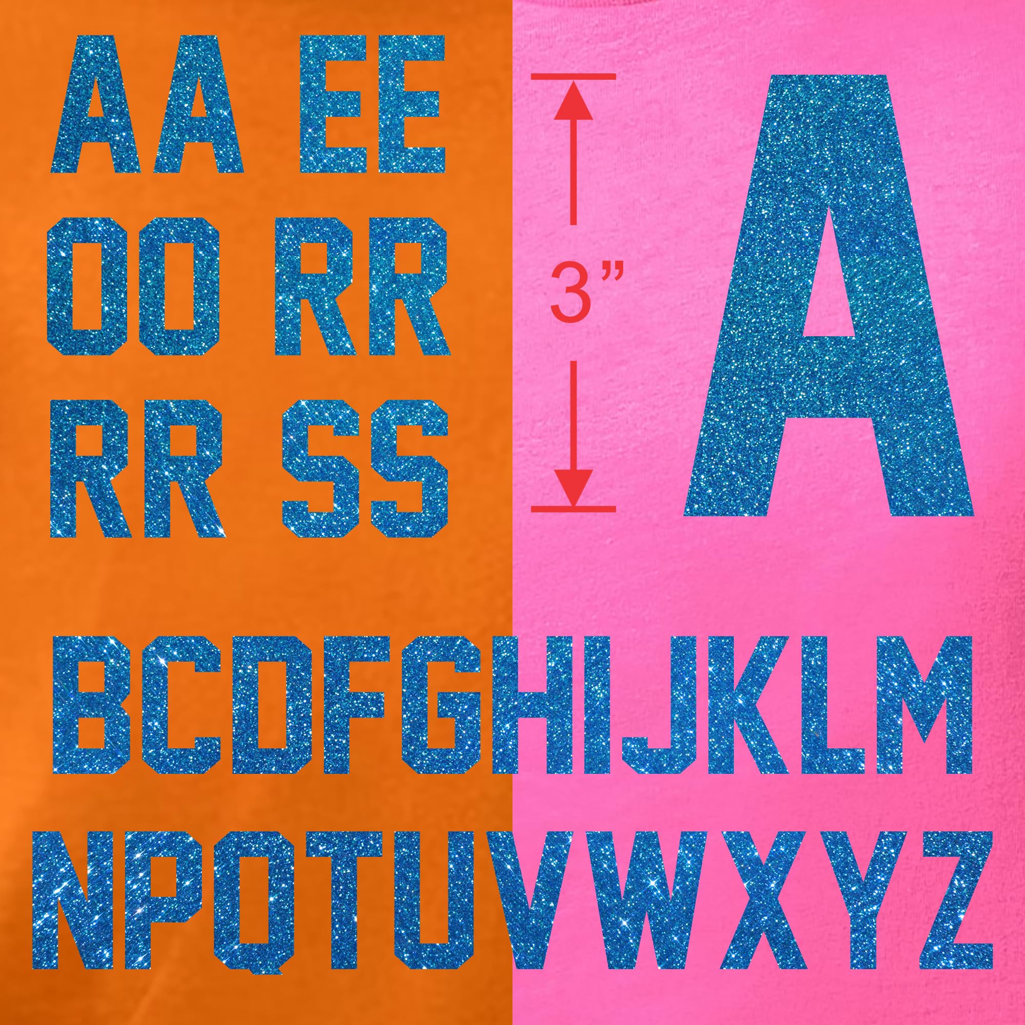 Vinyl Glitter Letters