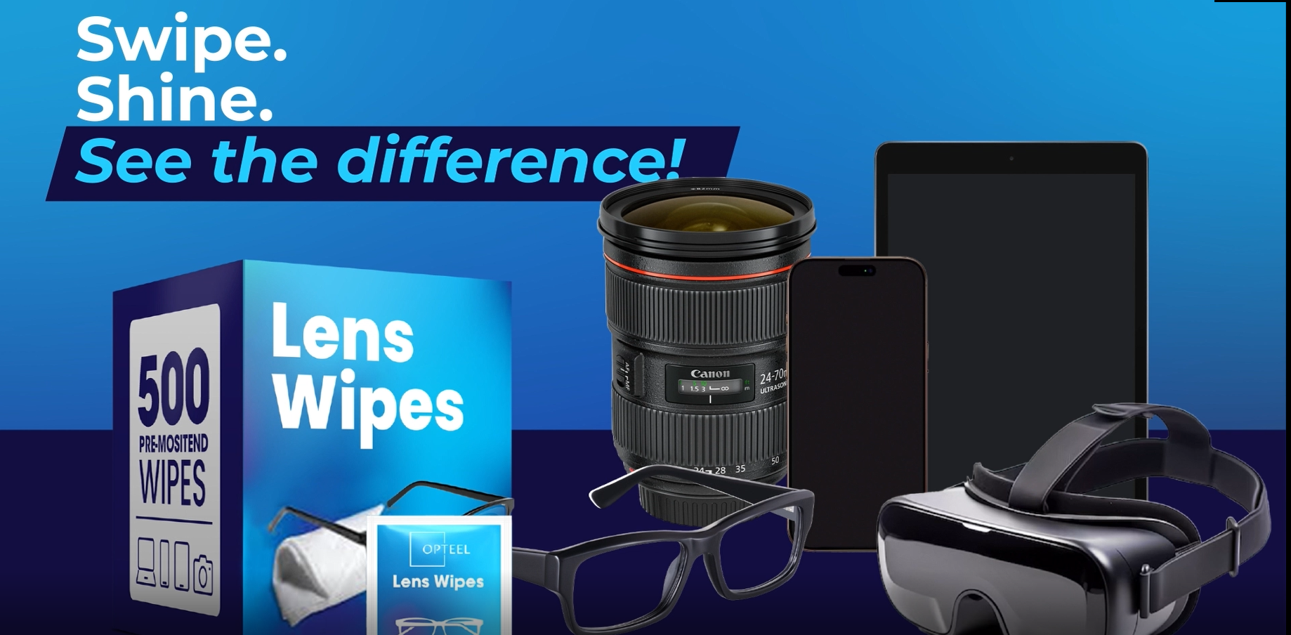 Watch Lens Wipes for Eyeglasses on Amazon Live