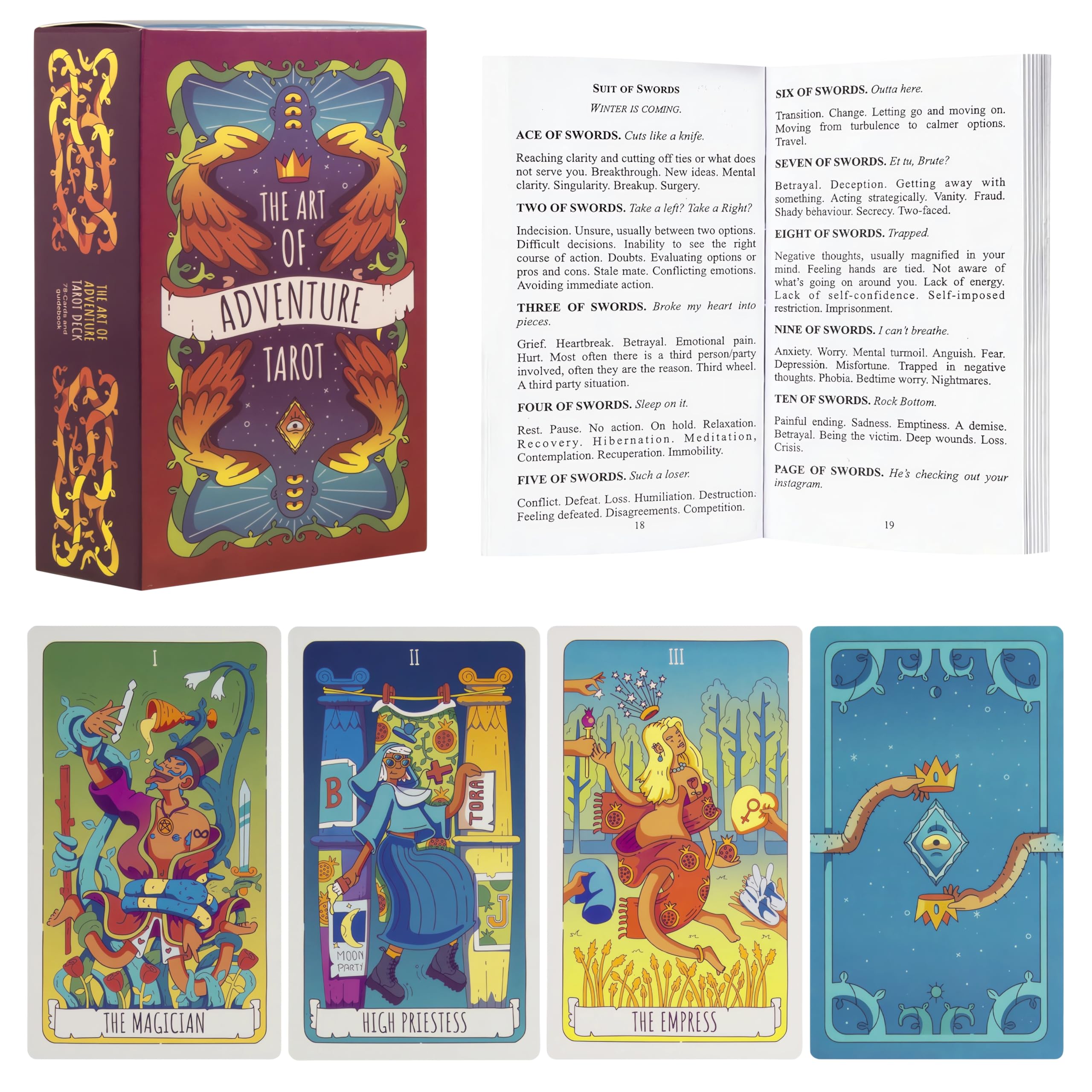 Snapklik.com : The Art Of Adventure Tarot Cards
