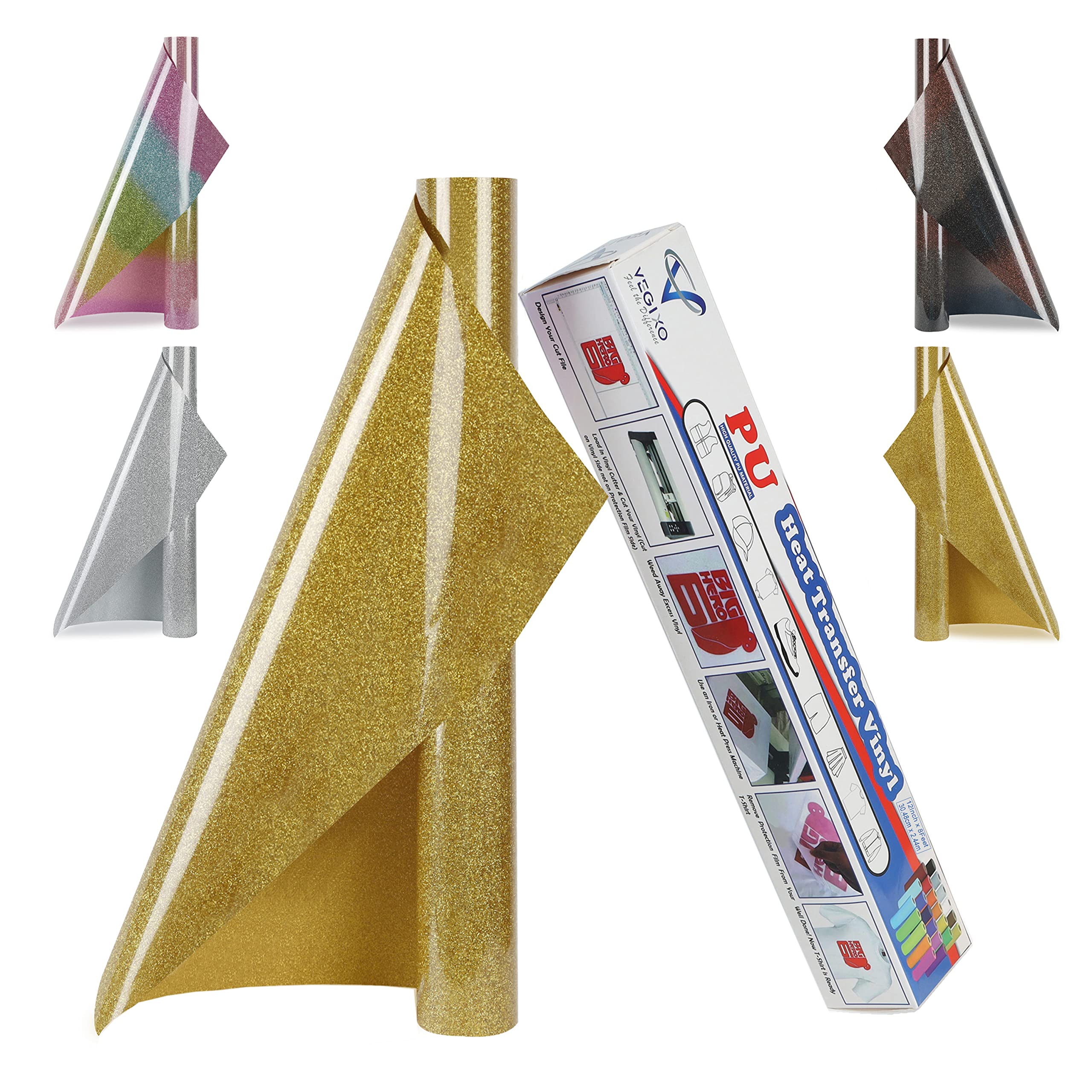Vinyl Ready Designs For Cricut Buy VEGIXO Heat Transfer Vinyl – Gold