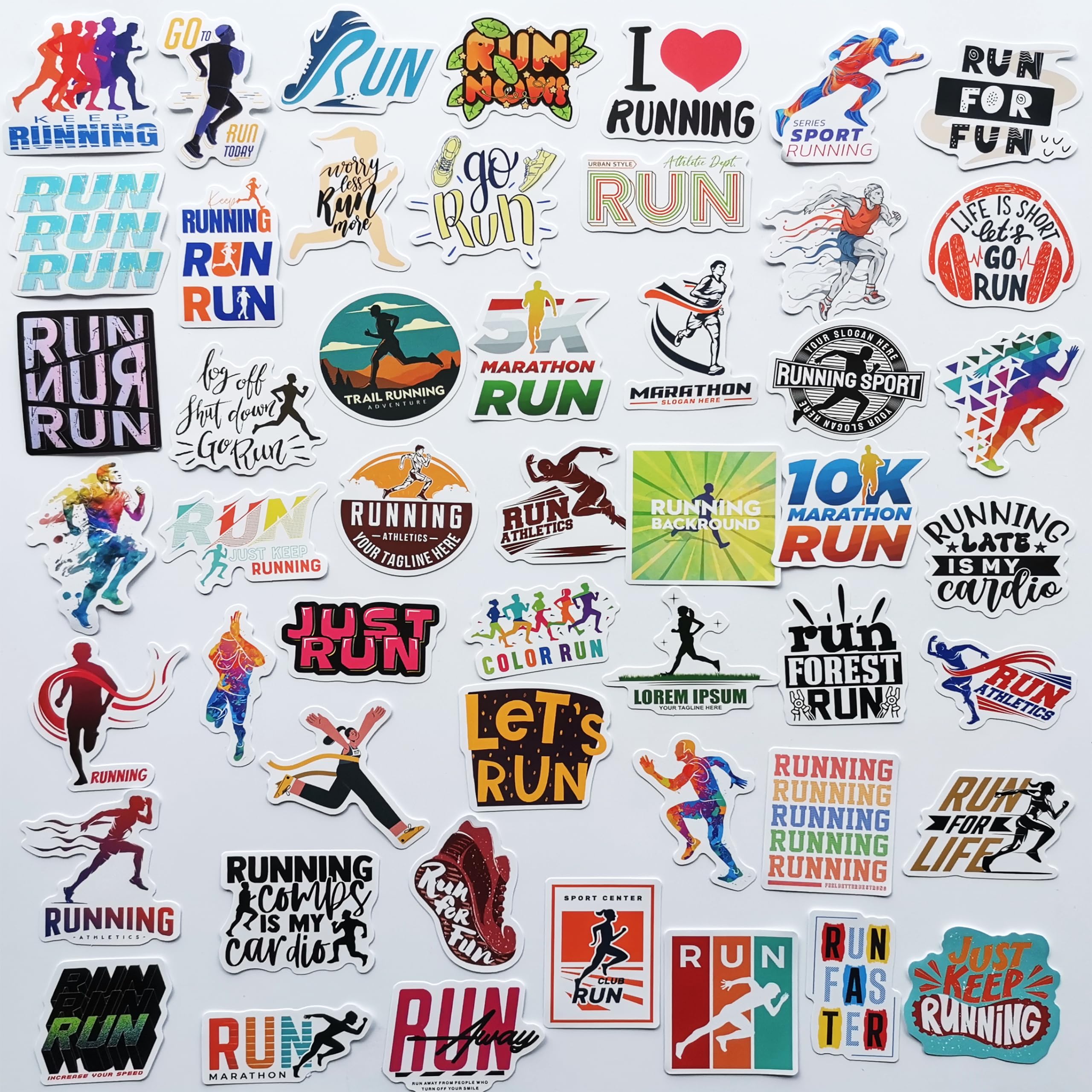 Running Stickers Running Sticker Running Won't Change Anything