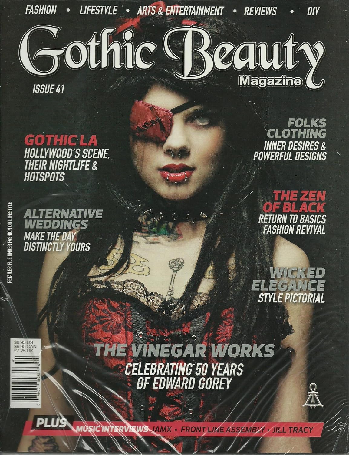 Gothic Beauty Magazine ~ Issue 41~ Gothic LA/ The zen of black ...