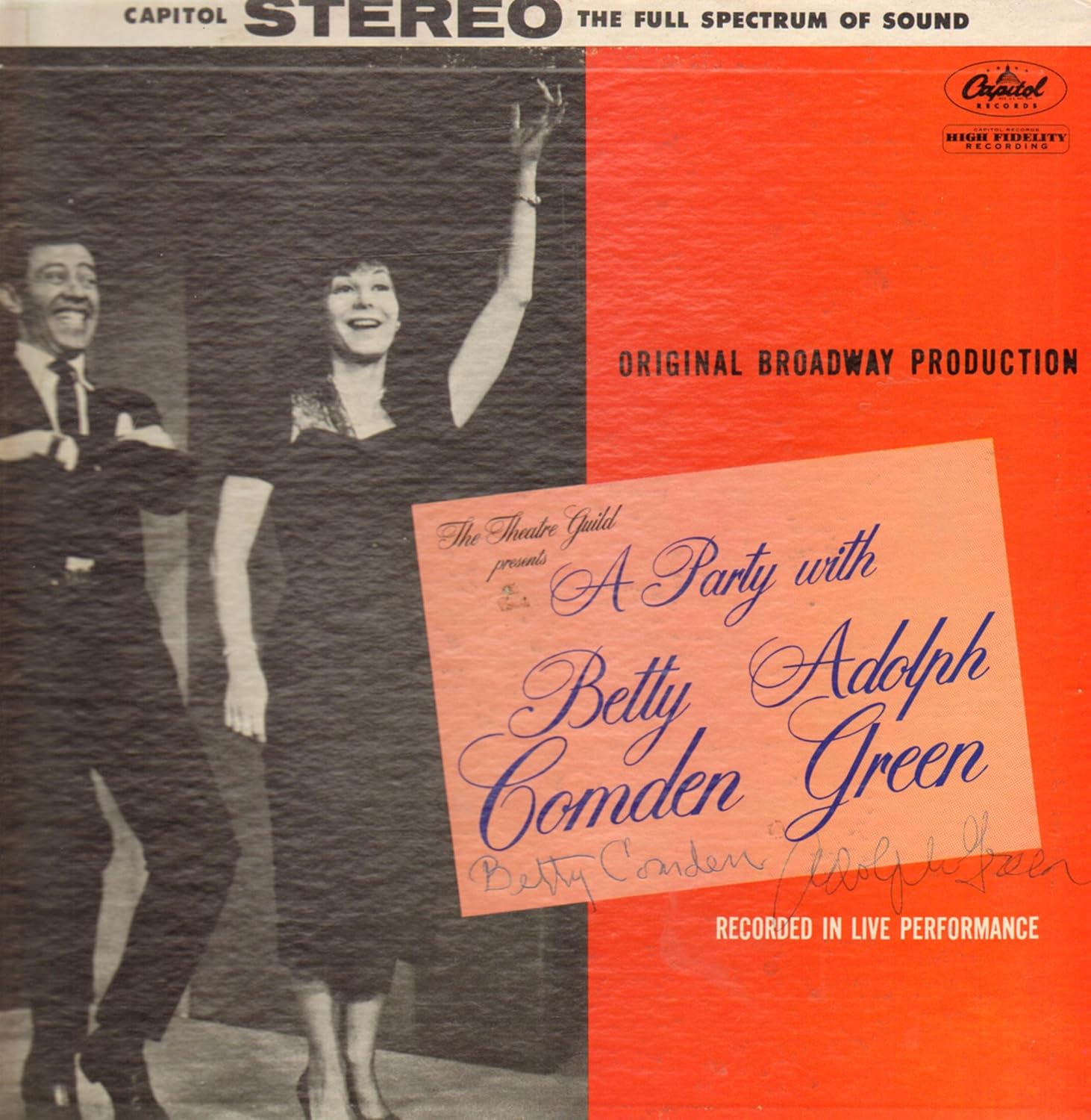 Amazon.com: A Party with Betty Comden and Adolph Green; Original ...