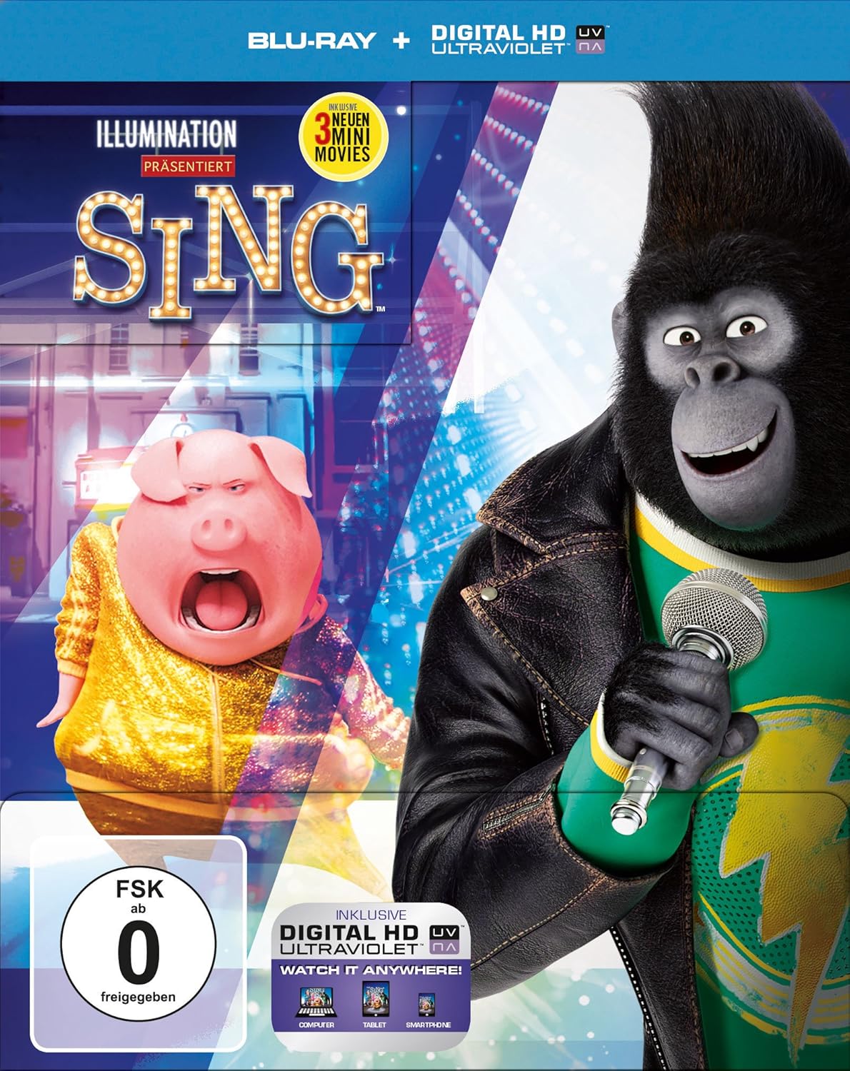 Sing (2D) Limited Steelbook [Blu-ray] [Limited Edition]: Amazon.ca ...