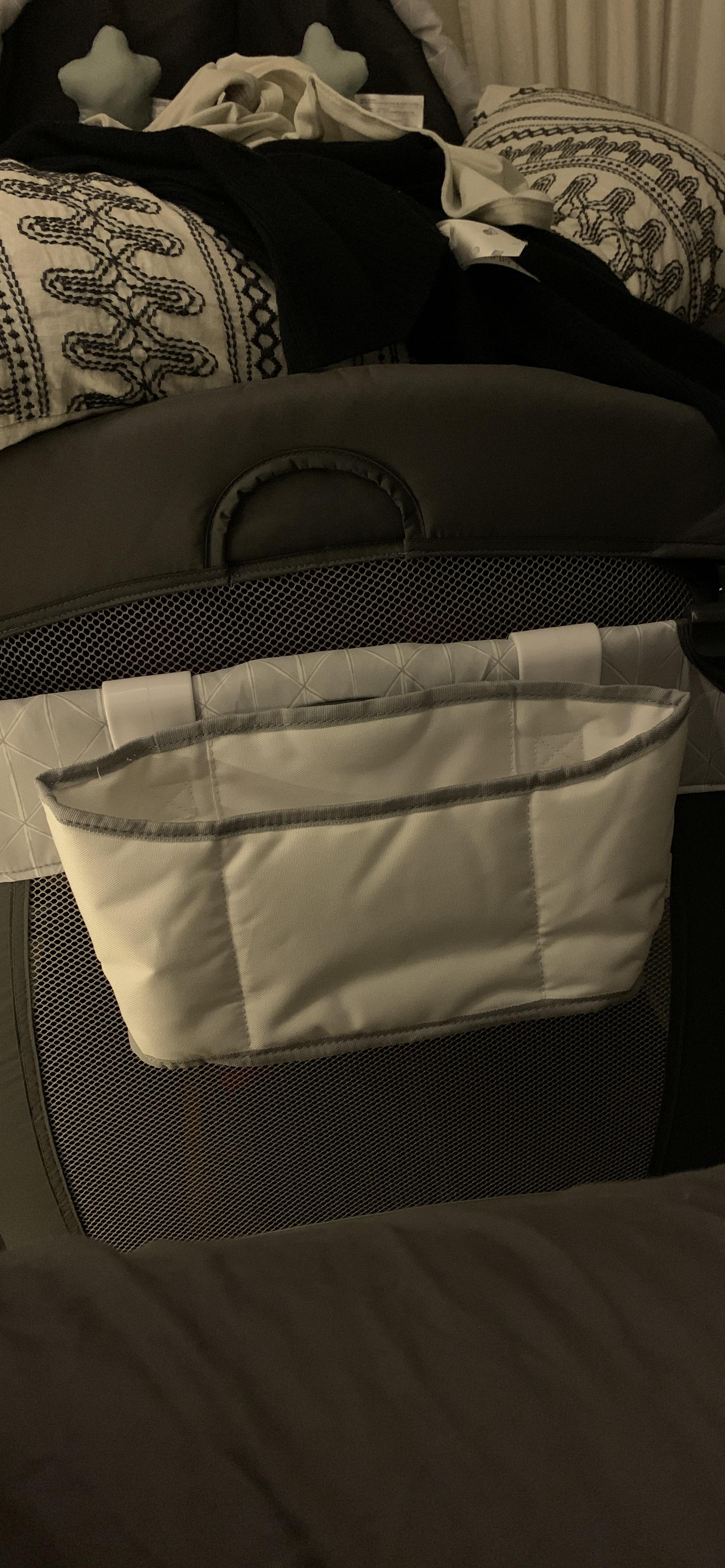 Amazon.com : HALO Bassinest Swivel Sleeper Storage Caddy, White : Baby